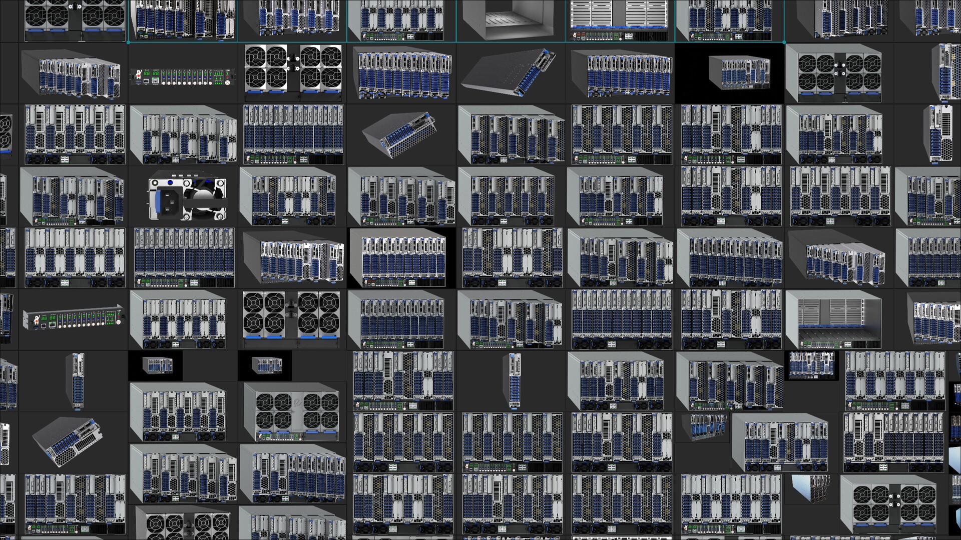 ArtStation - Modular Server Visualization