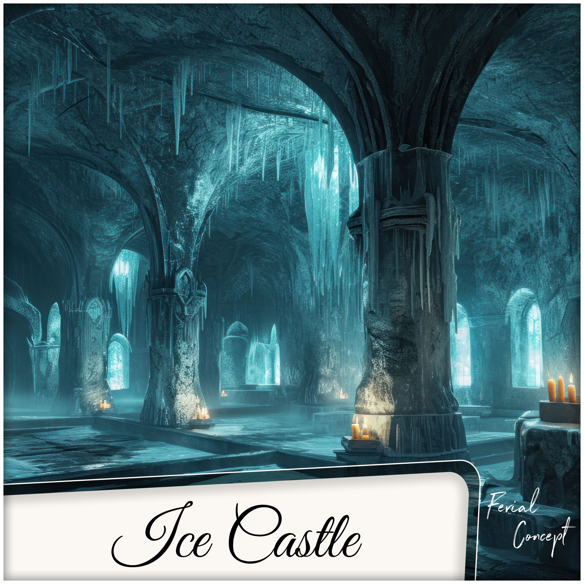 Ferial Concept - 🔹210 Ice Castle - Interior Reference Image Pack v.52 |8K|