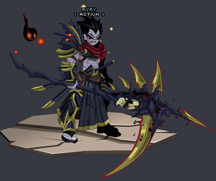 ArtStation - AQW- Black Dragon Ronin