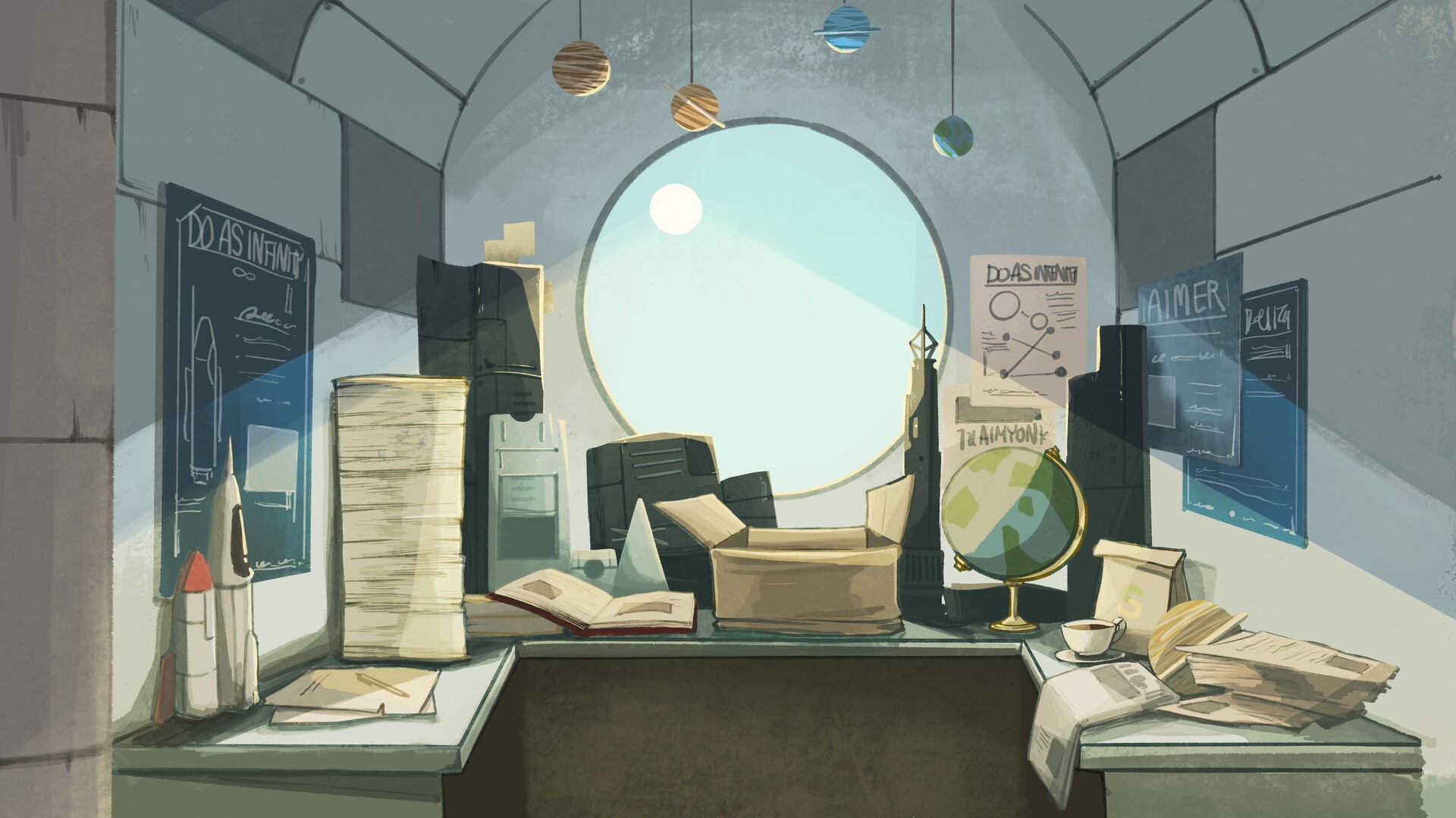 ArtStation - FLYBY-Animation / Storyboard / Character Design / Background