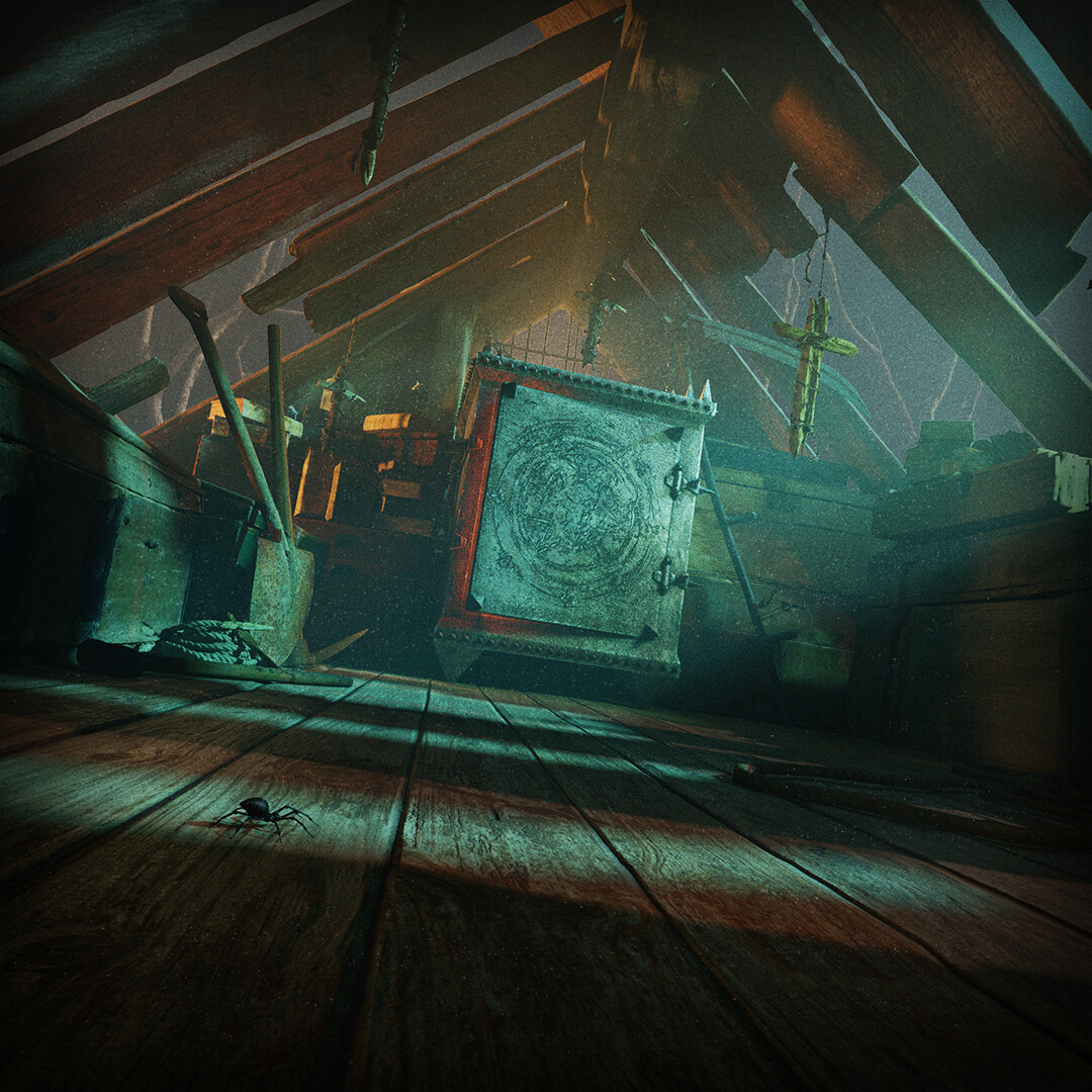 ArtStation - ABANDONED SAFE ---Evil is there somewhere---