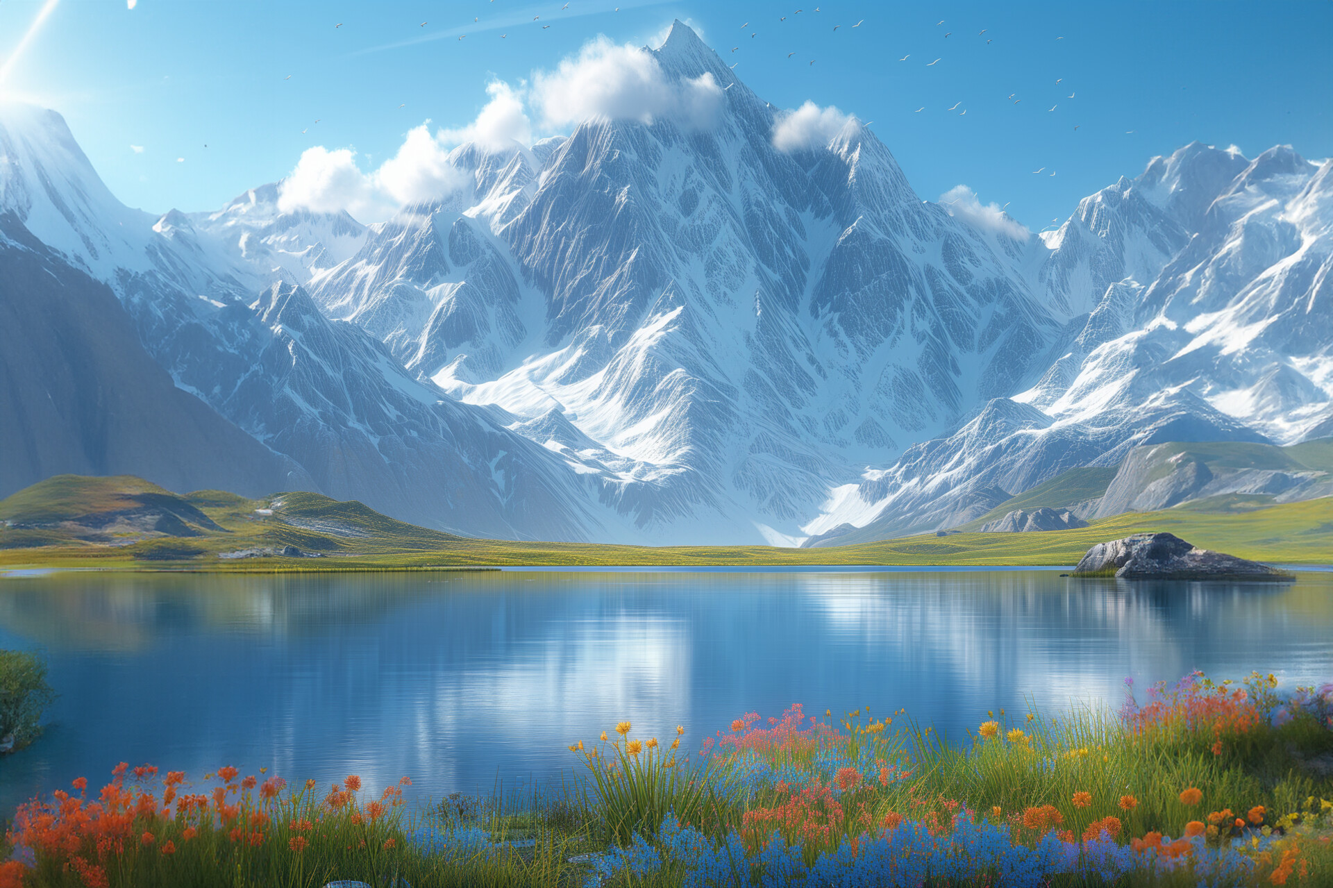 ArtStation - Altai Mountains Wallpaper
