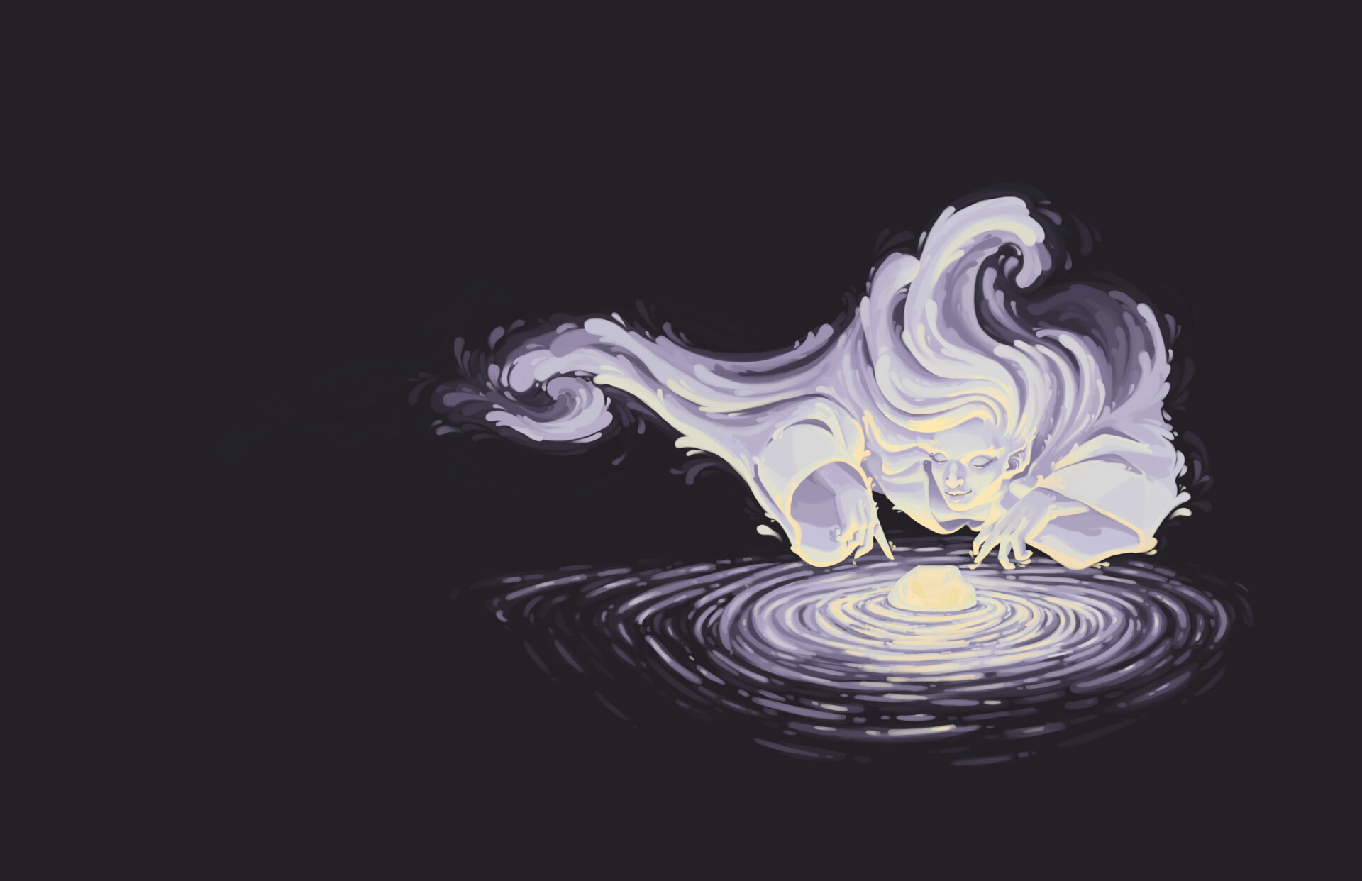 ArtStation - Spirit Over the Water