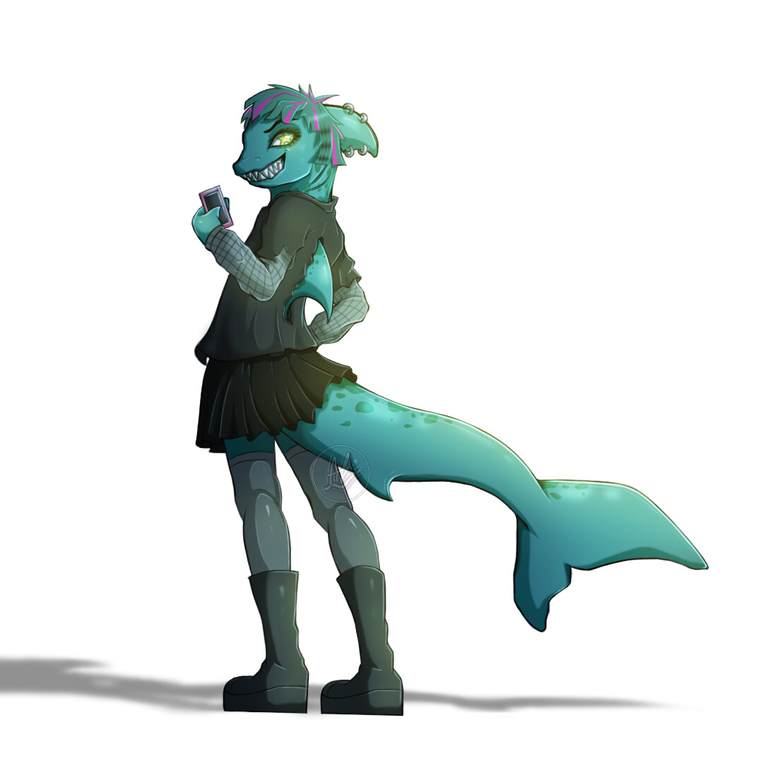 ArtStation - Commission Furry Shark