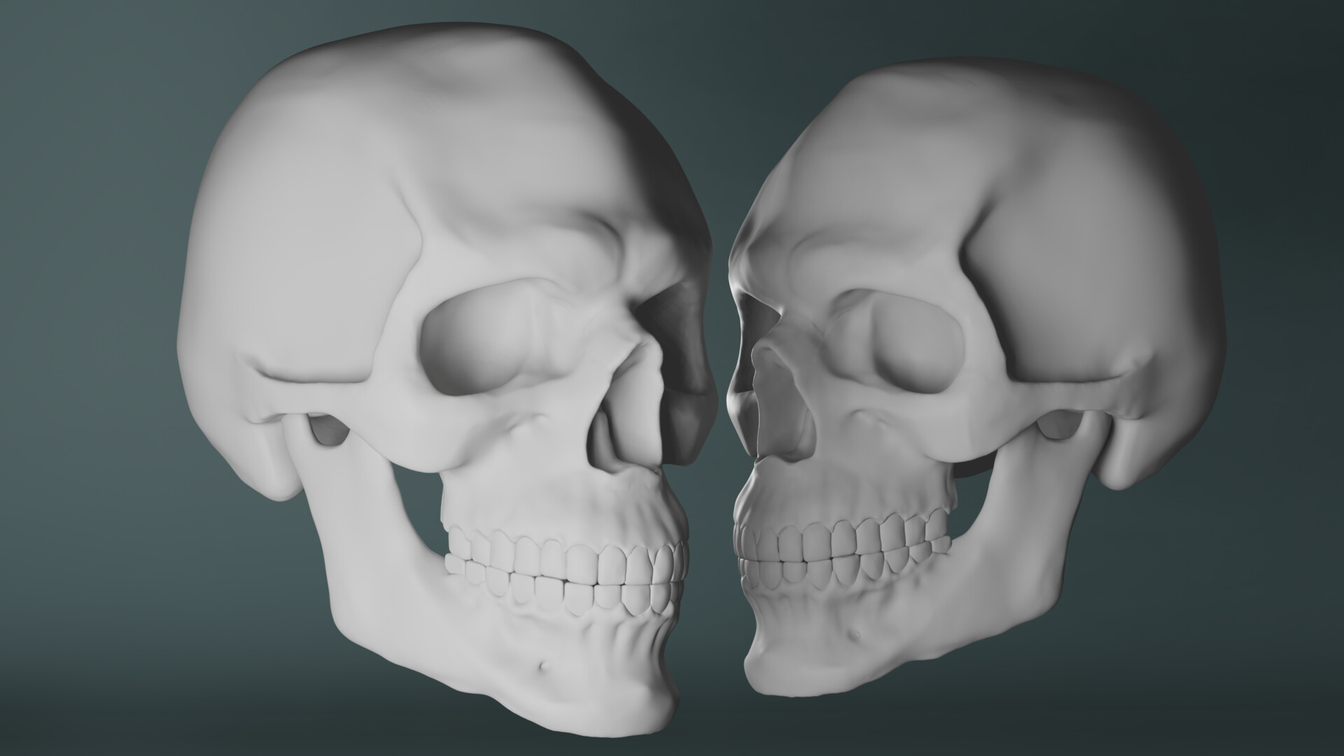 ArtStation - Skull Sculpt