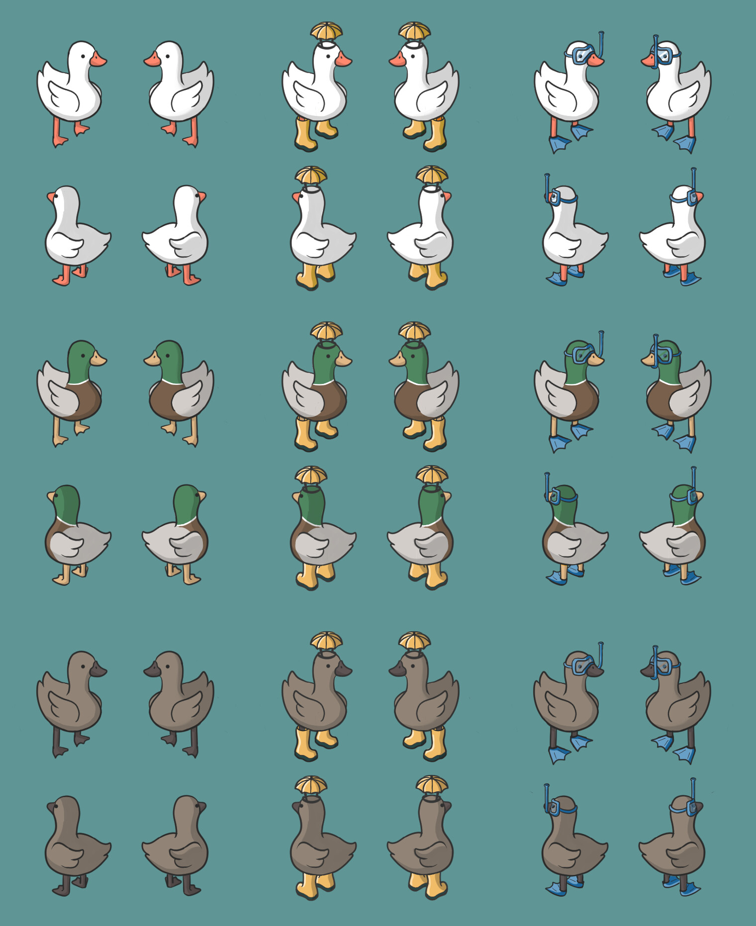ArtStation - Ducks
