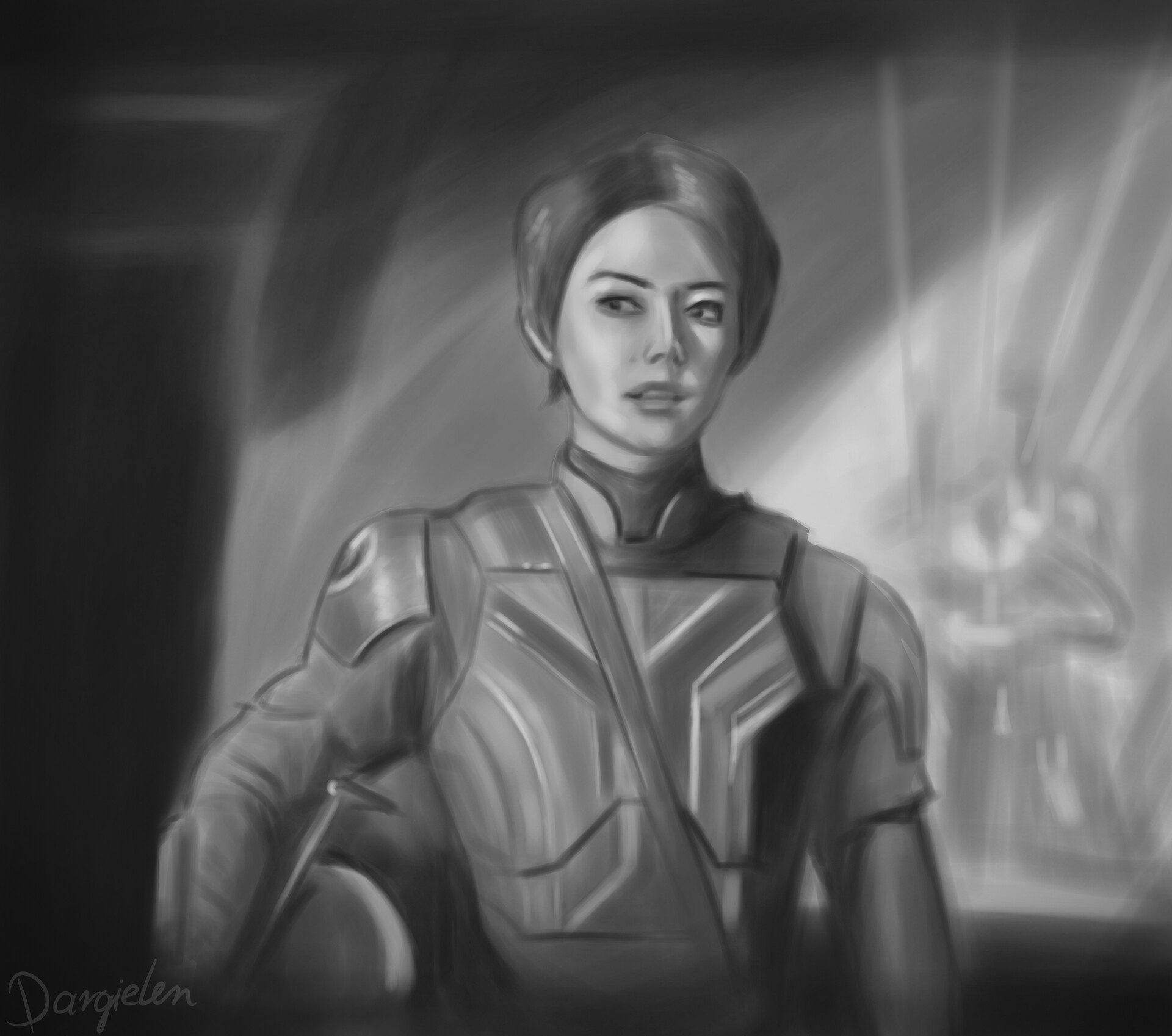 ArtStation - Sabine Wren - scene study (single brush)