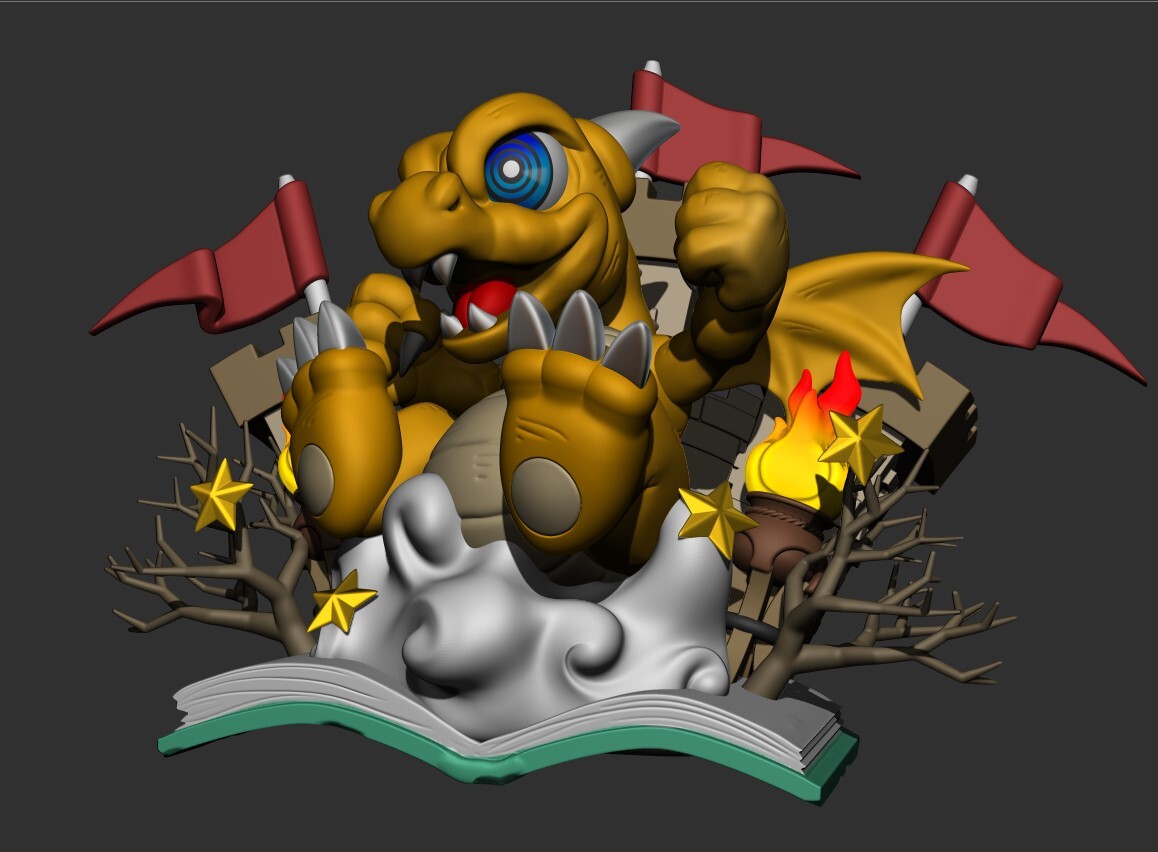 how to draw baby dragon yugioh