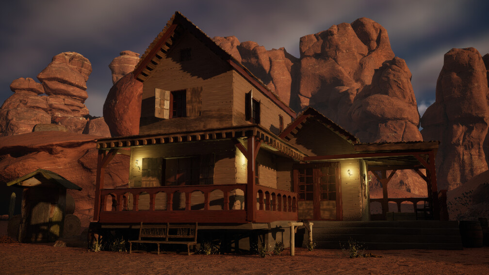 ArtStation - Wild West House's