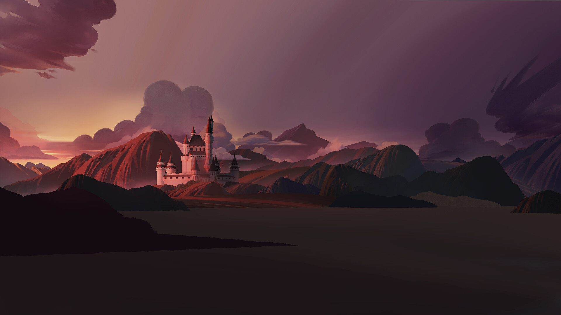 Aimee Correia - Stylized Matte Painting Practice