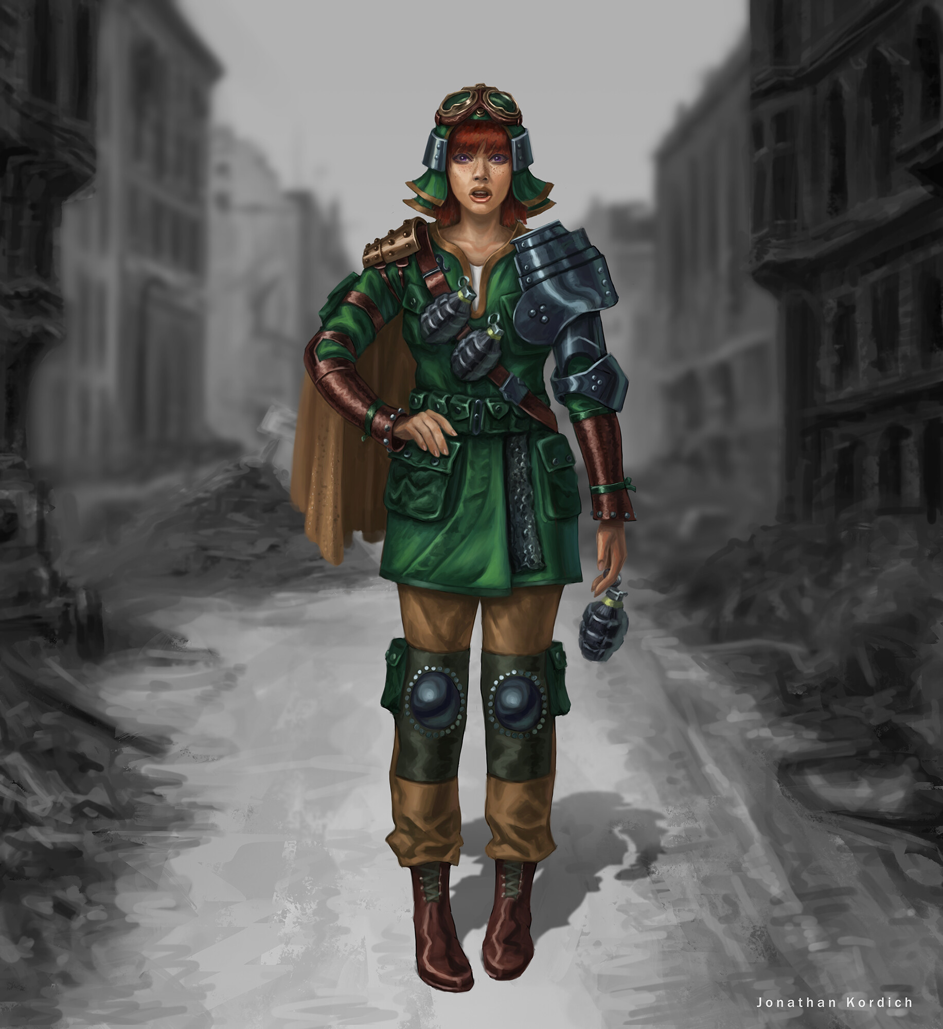 ArtStation - Emerald Echo Enforcer