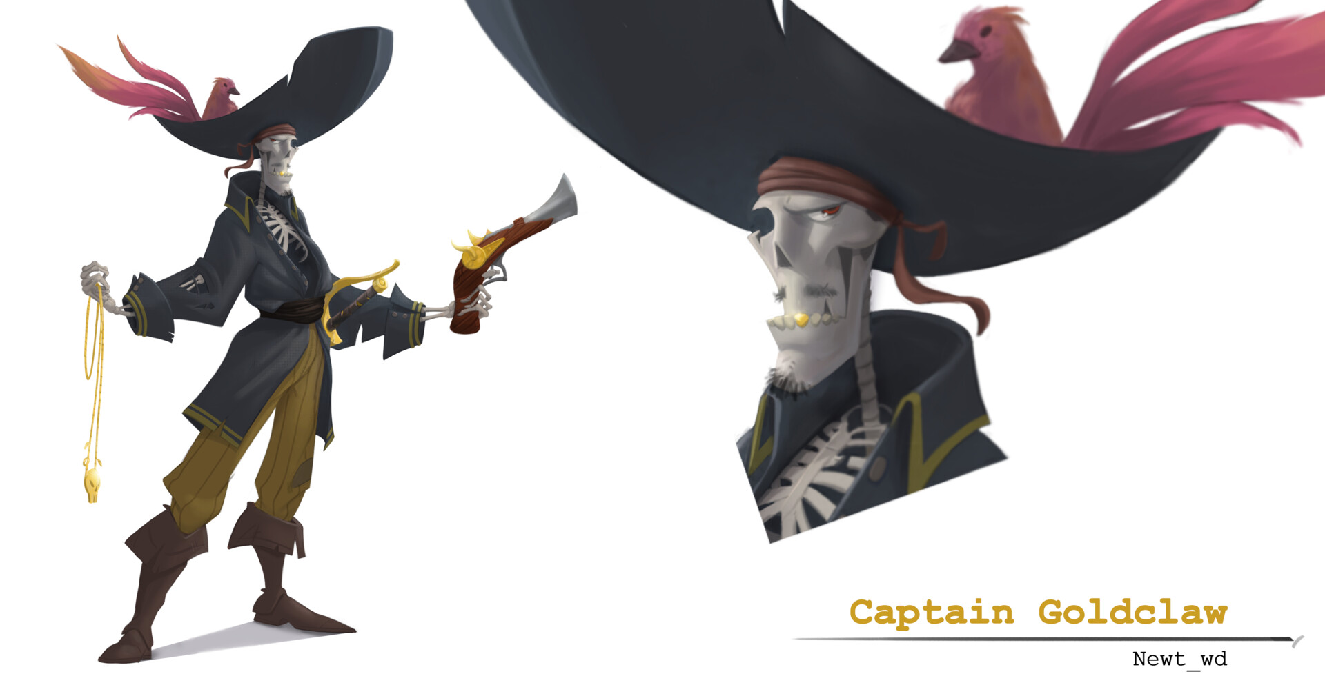 ArtStation - Captain Goldclaw - Character design