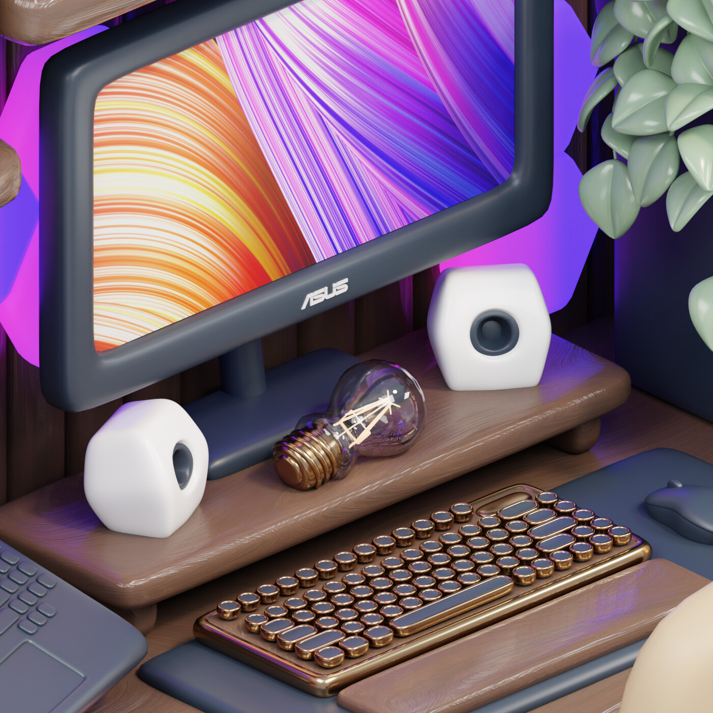 Sysina - ProArt Desk Setup