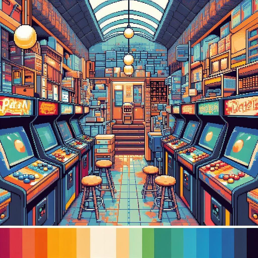 ArtStation - Vintage Arcade