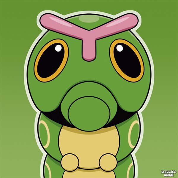 ArtStation - Caterpie, Pokémon Creatures