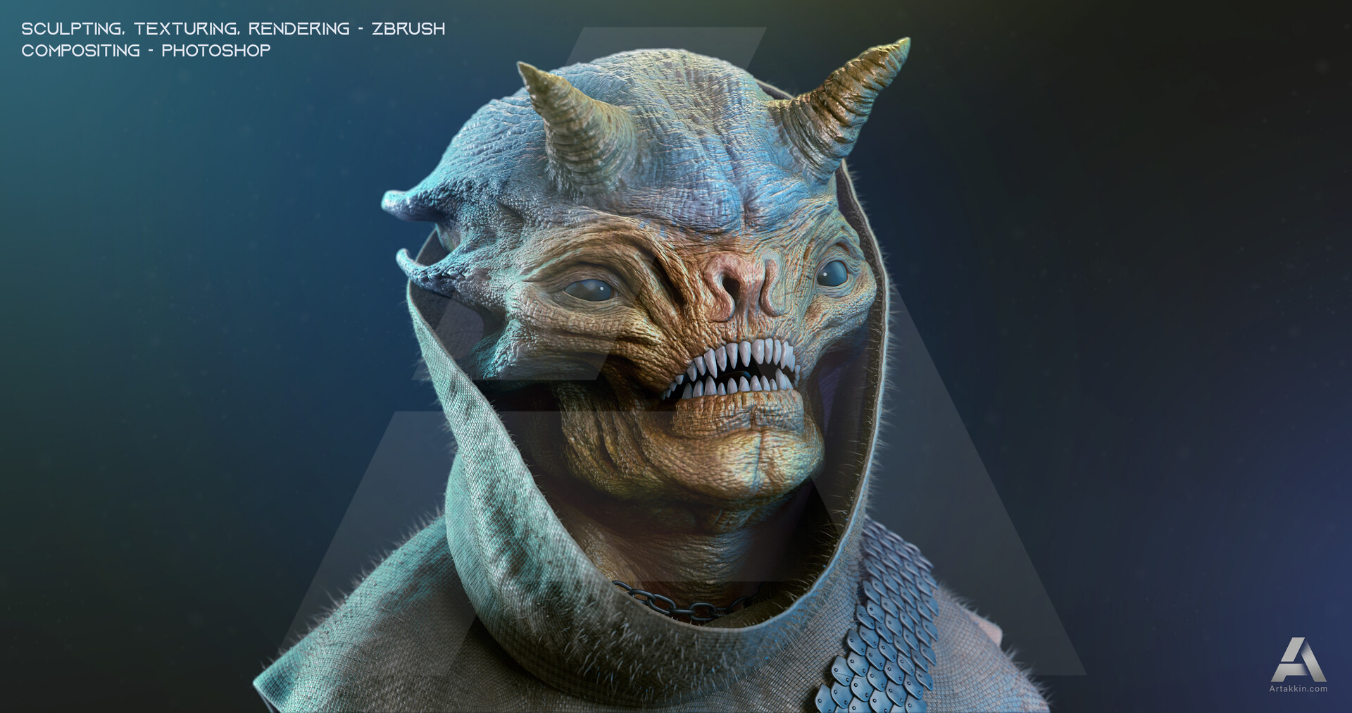 Alvaro Garcia (Artakkin) - Zbrush + Photoshop workflow creature