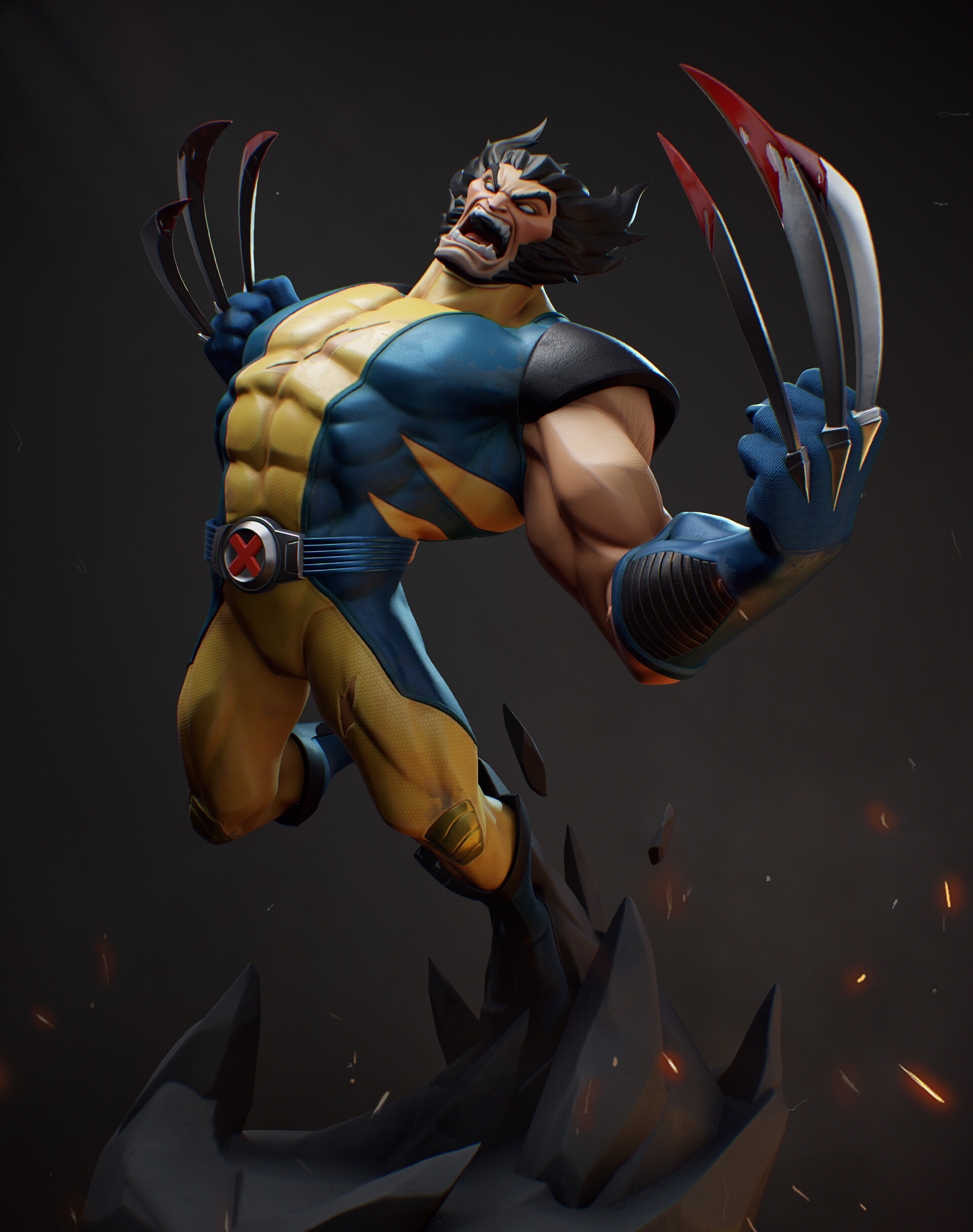 hao lu - Wolverine Fan Art（暴走金刚狼）