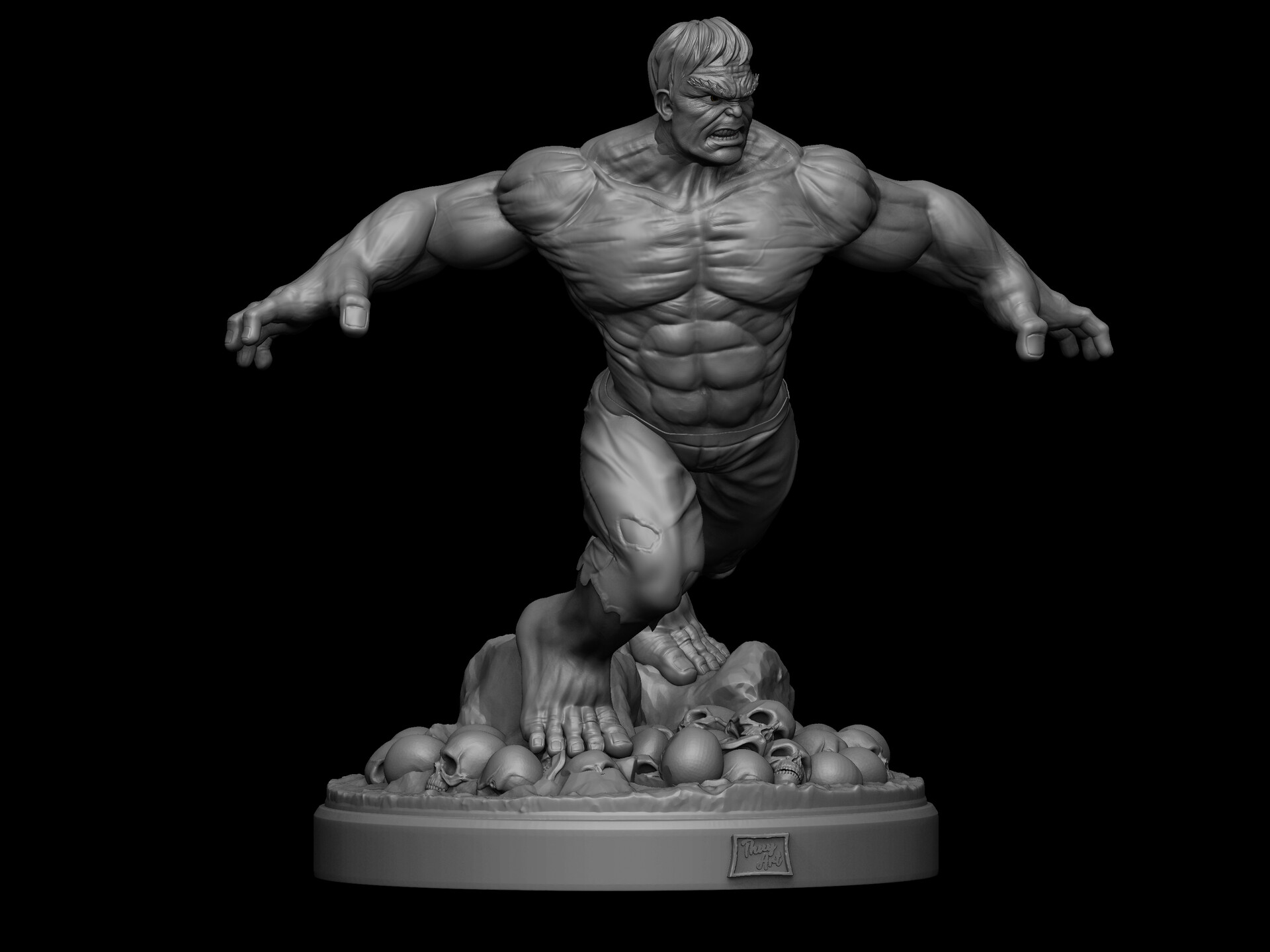 ArtStation - Sculpted Hulk's Fan art