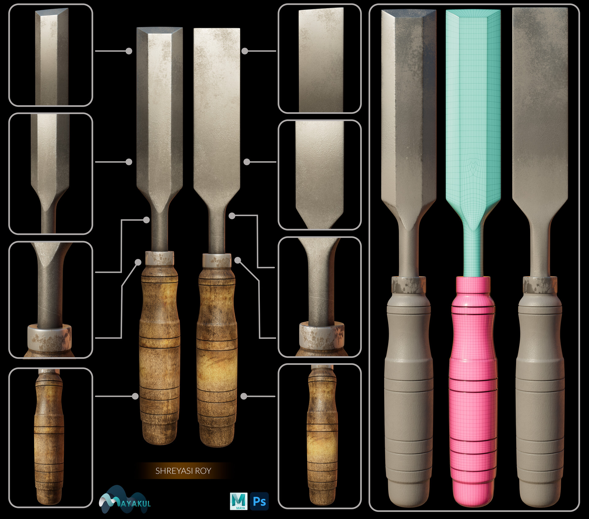 Shreyasi Roy - Old Carpentry Tools