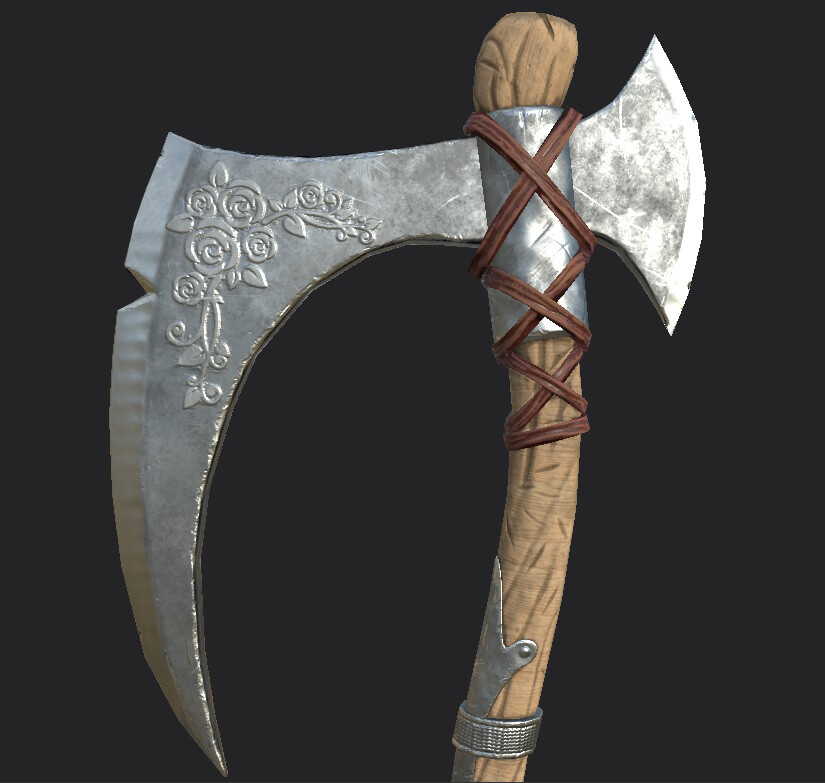 Emil - PBR Game Ready Axe - 3D Model