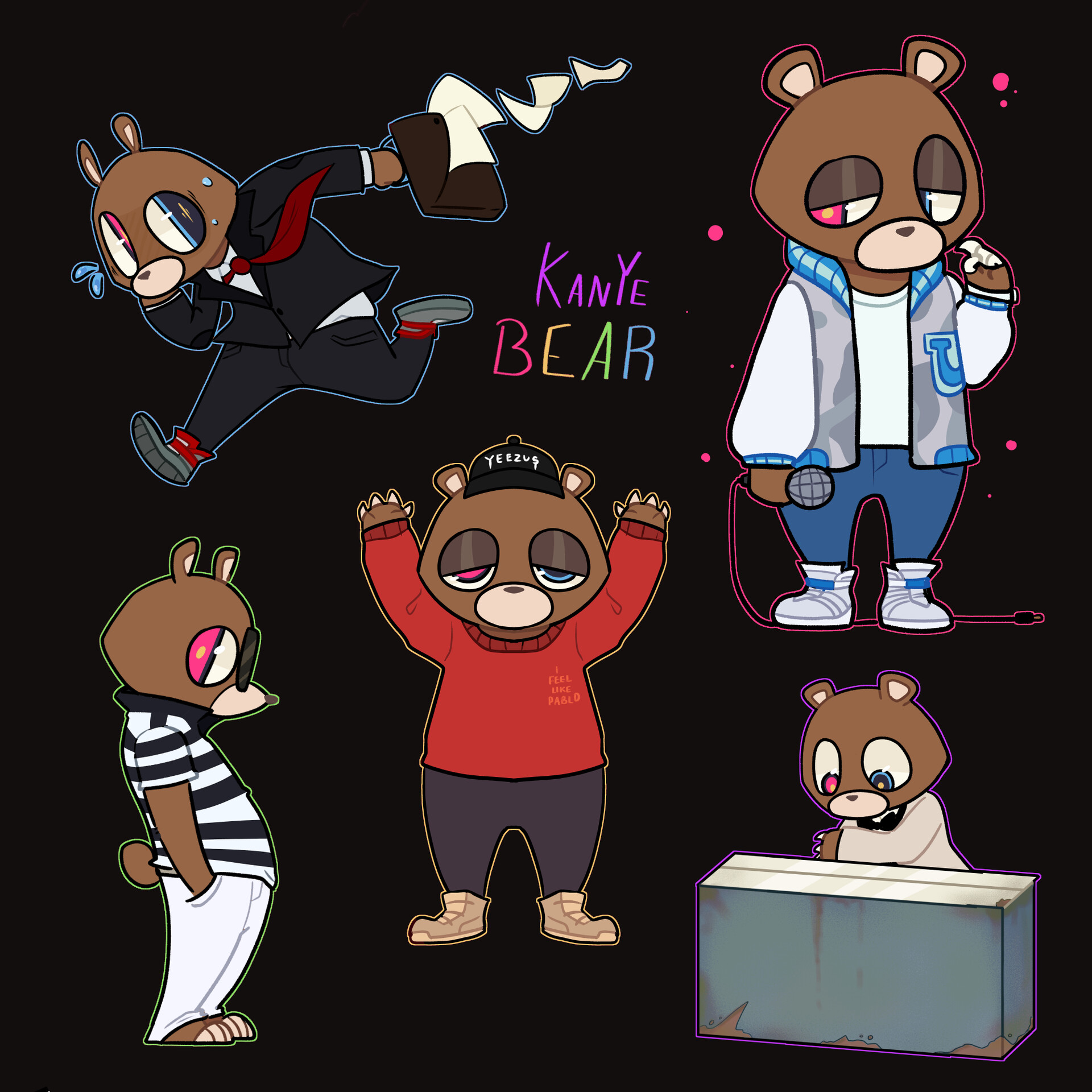dropout bear yeezus