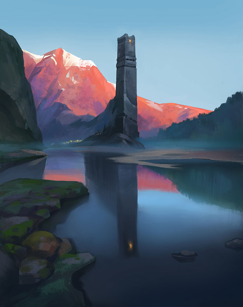 ArtStation - Black Lighthouse Concept