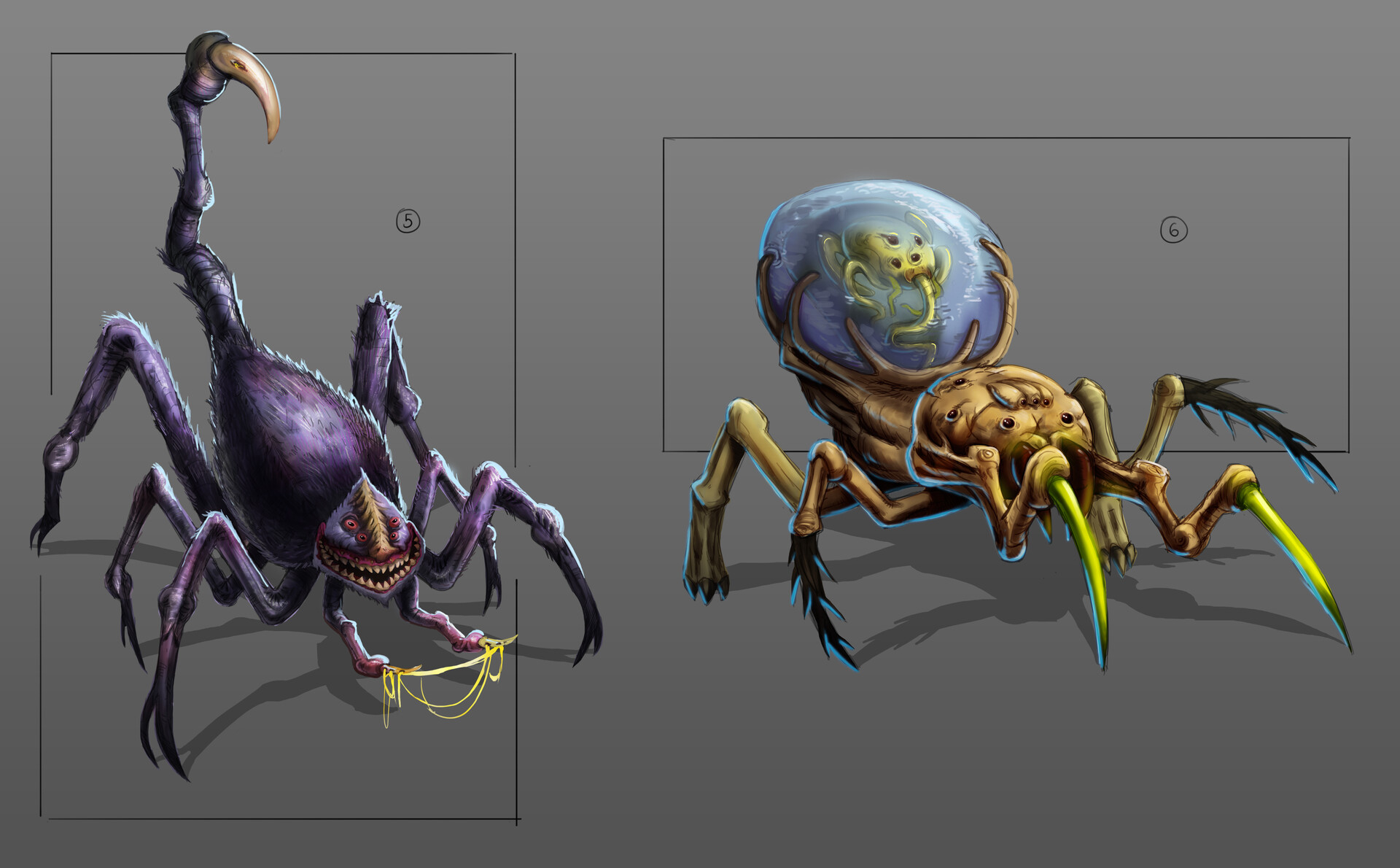 ArtStation - Spider Creatures