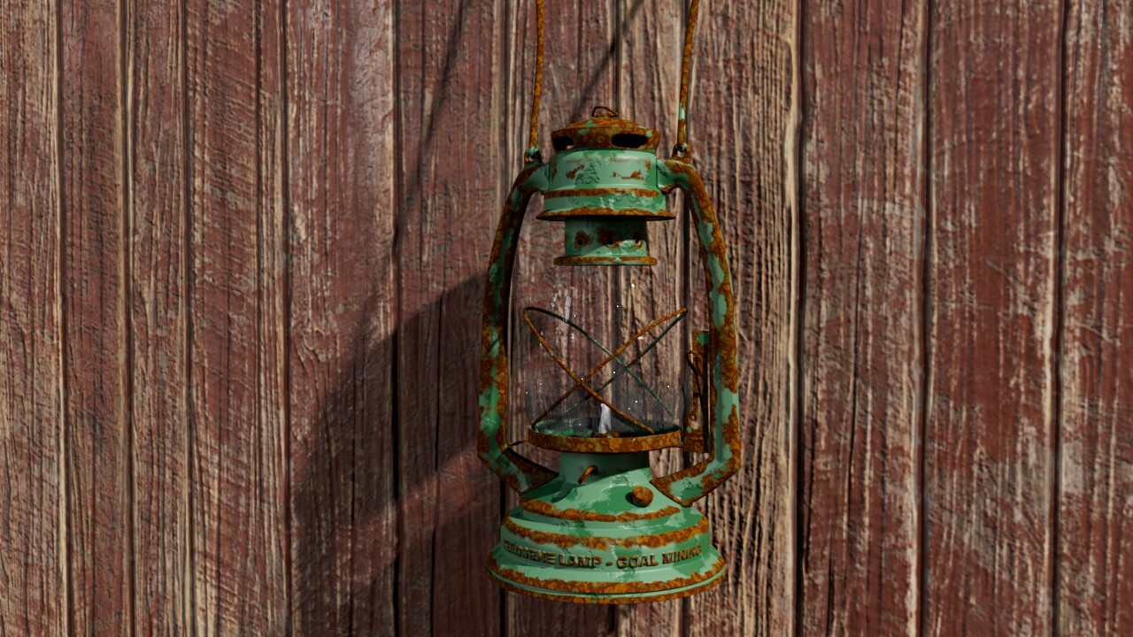 ArtStation - Rusty Lantern 3D