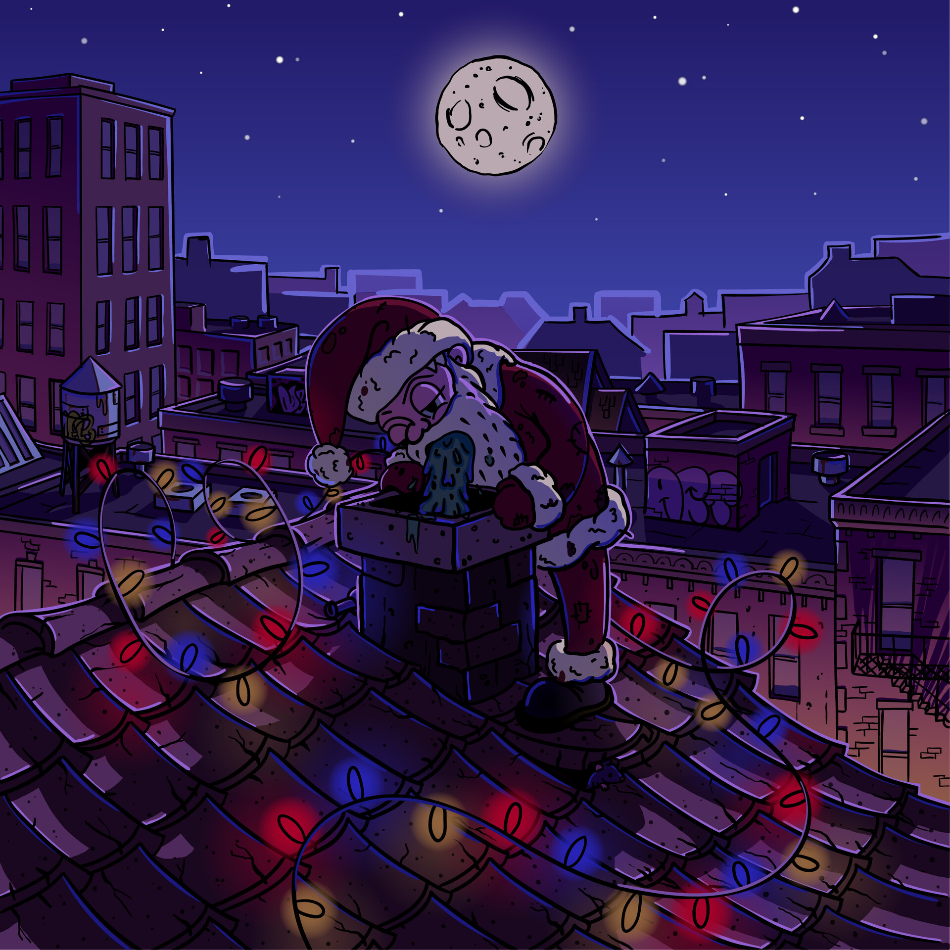 ArtStation - Bad Santa (Vector)