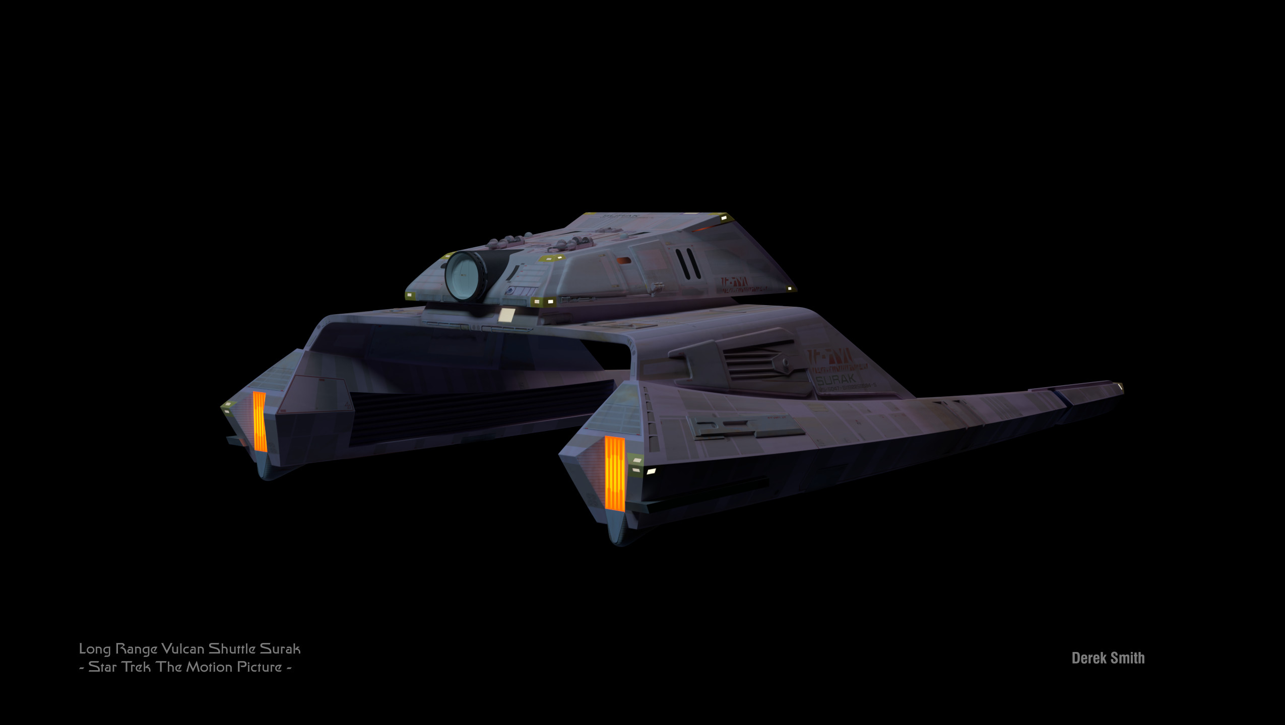Derek Smith - Star Trek The Motion Picture - Long Range Vulcan Shuttle ...