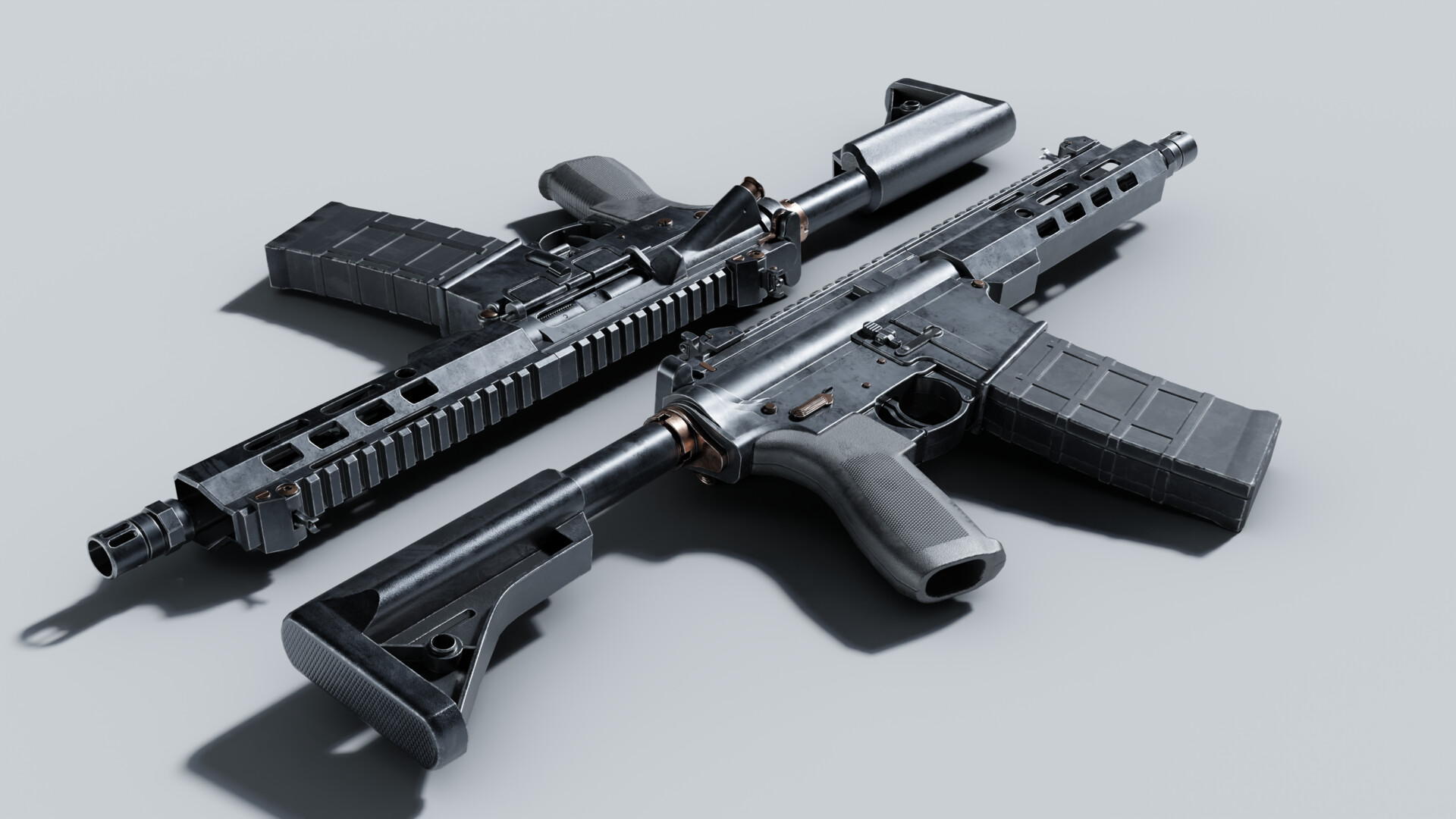 ArtStation - AR-15 rifle