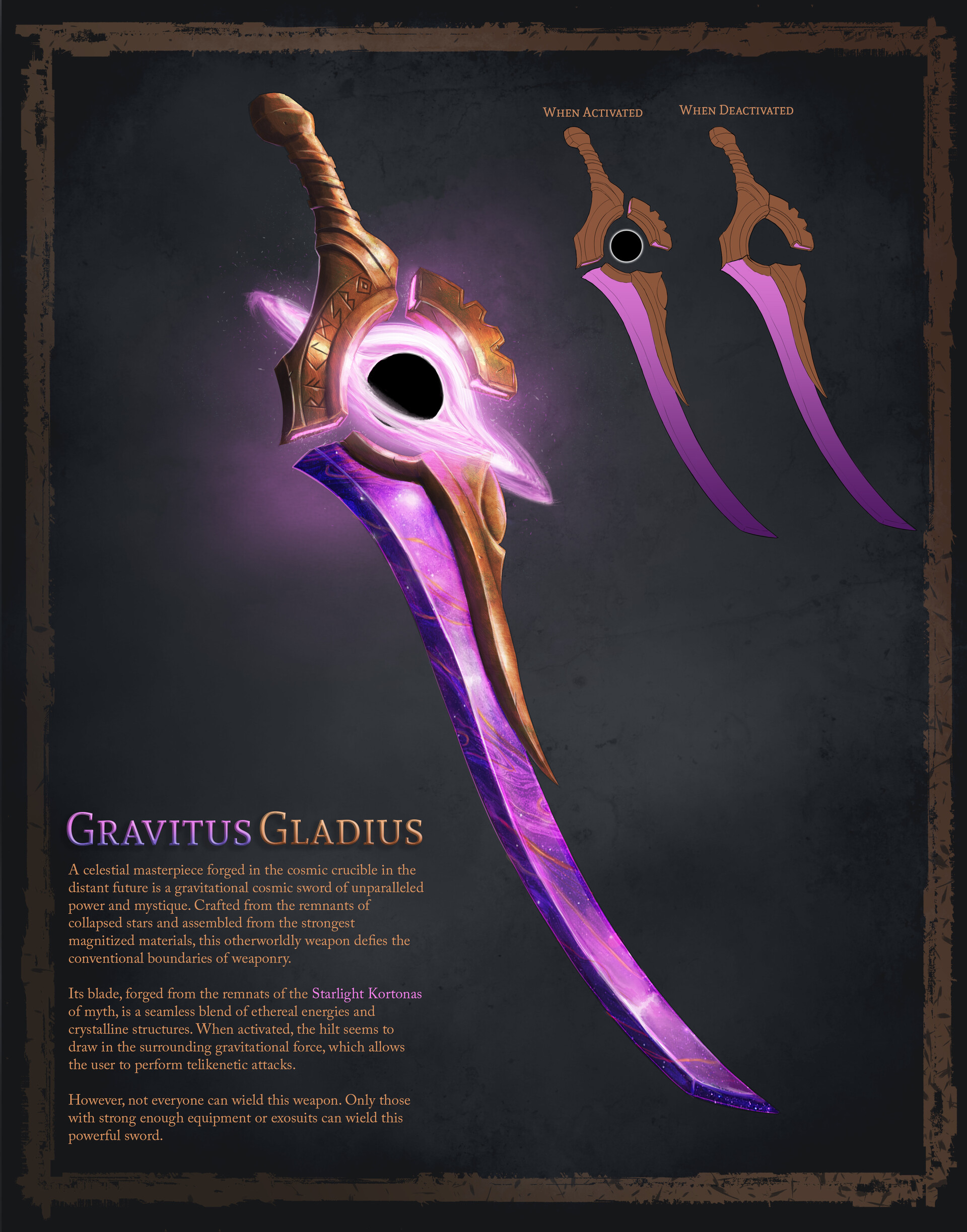 ArtStation - The Gravitus Gladius