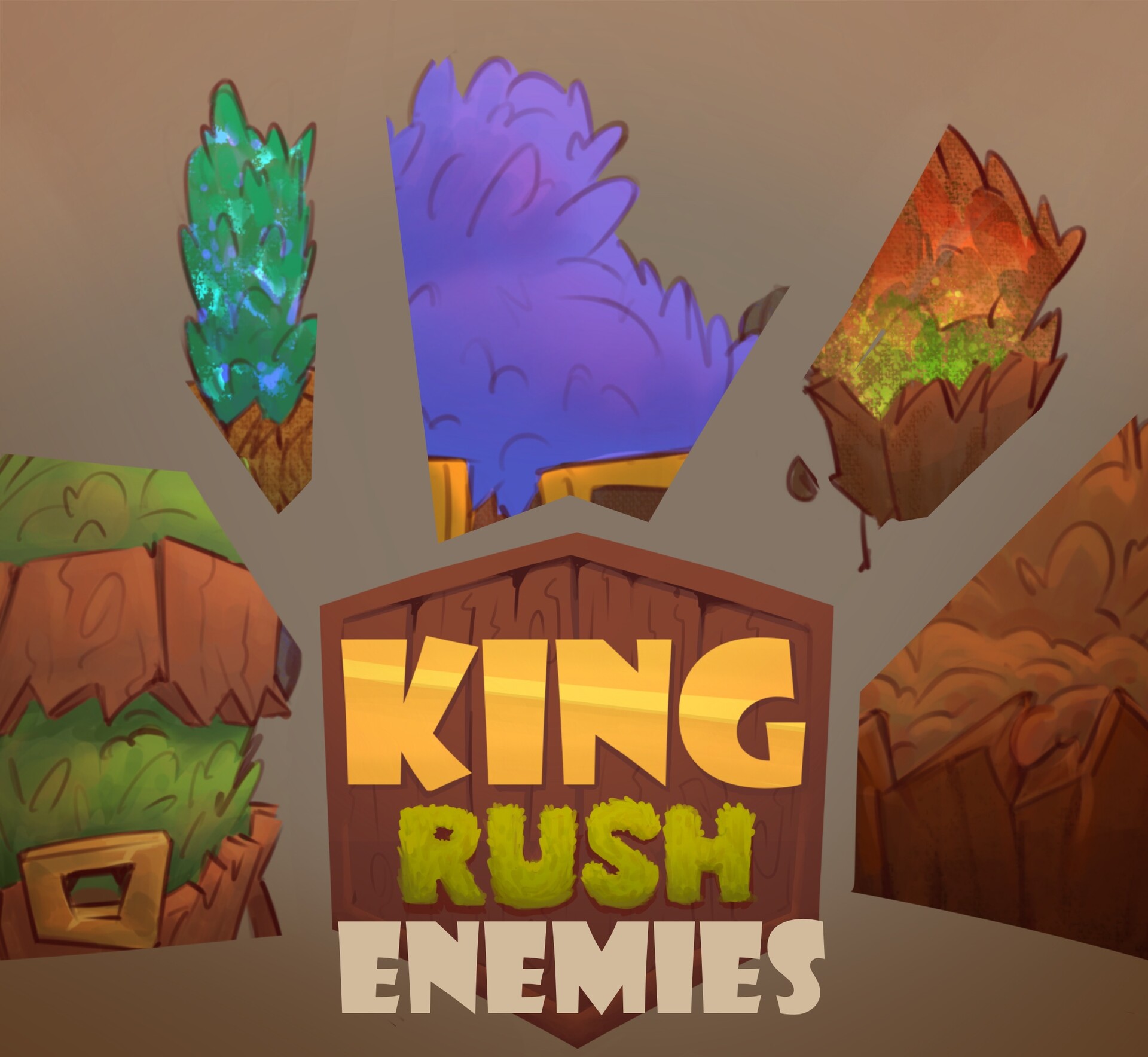 ArtStation - King Rush Enemies #1