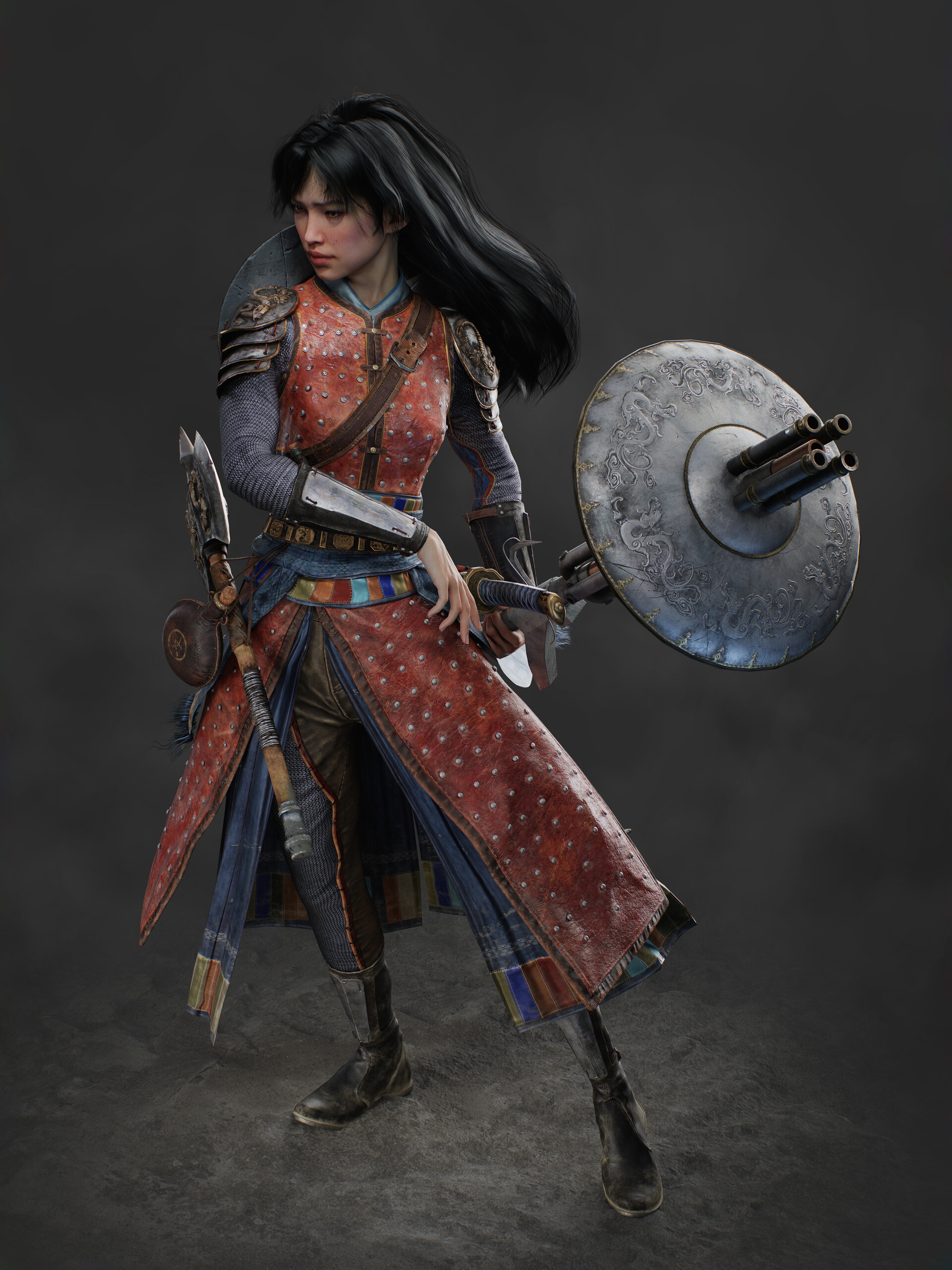 Anastasia Kukosh | 3D Character Artist portfolio - DRAGON WARRIOR ...