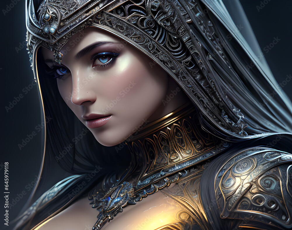ArtStation - Warrior princess, fantasy style
