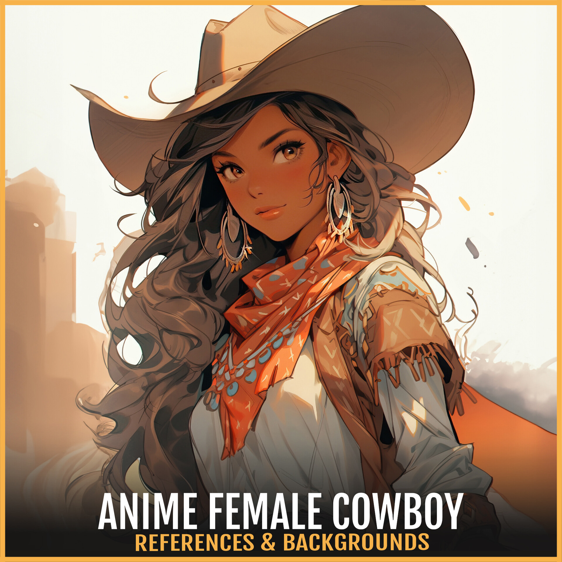 ArtStation - 303 Anime Female Cowboy
