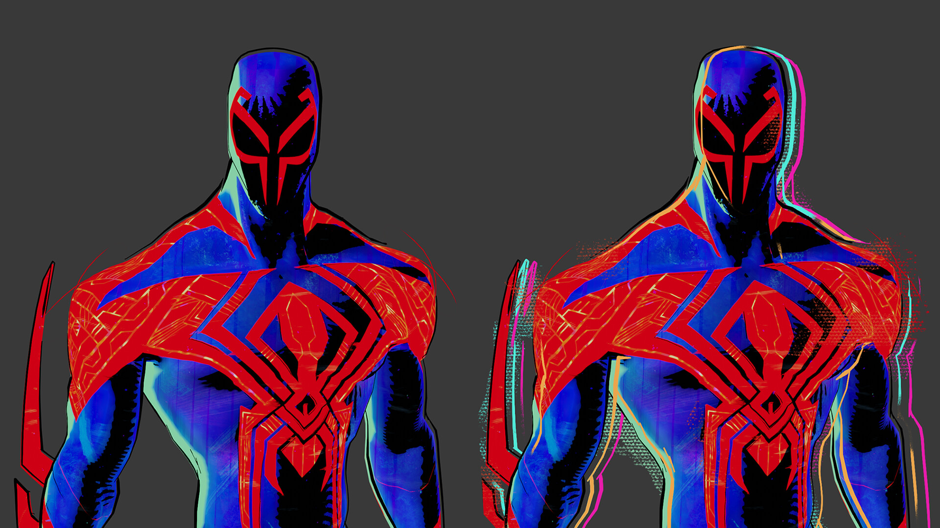 ArtStation - Spiderman 2099 | Across the Spider-verse