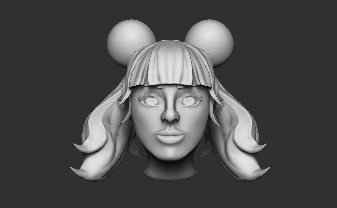 ArtStation - Fortnite - Tropical Punch Zoey Head Sculpt