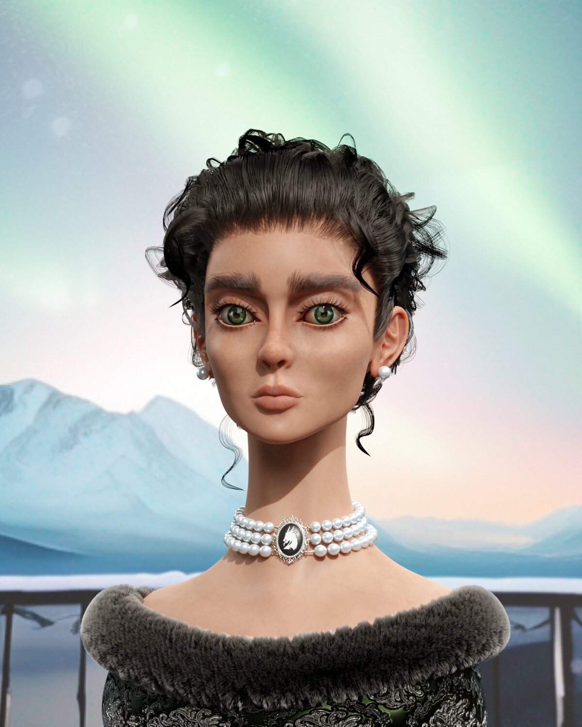 ArtStation - Winter Girl