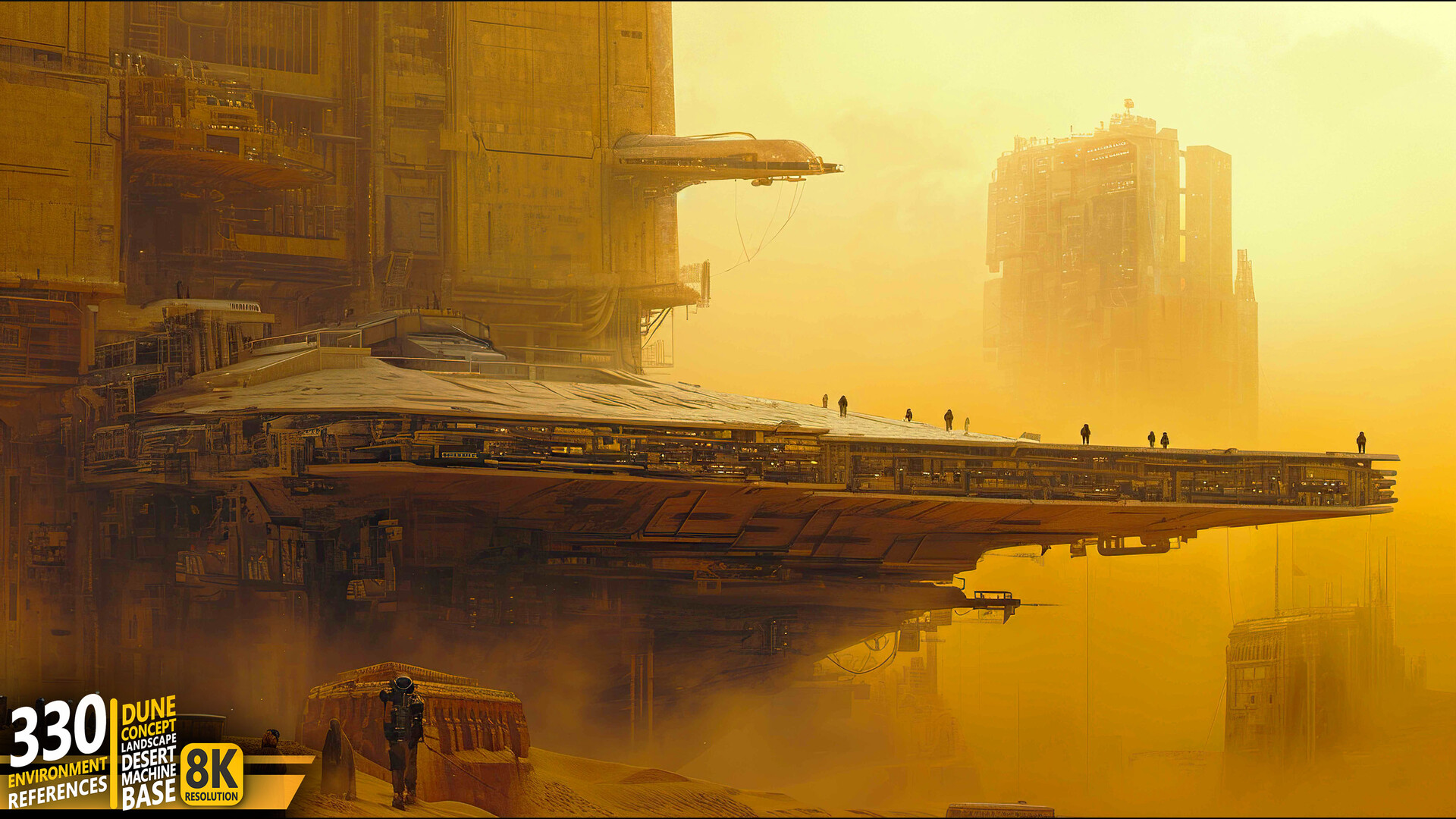 ArtStation - 330 Dune Concept-landscape-Desert-Machine-Base ...