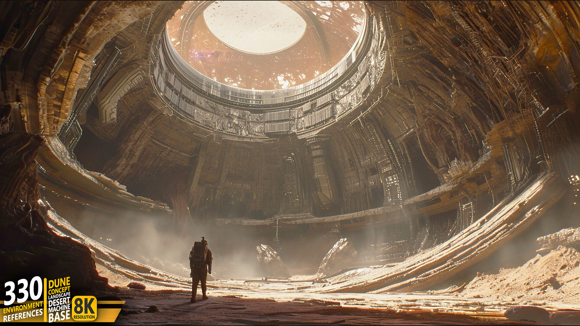 ArtStation - 330 Dune Concept-landscape-Desert-Machine-Base ...