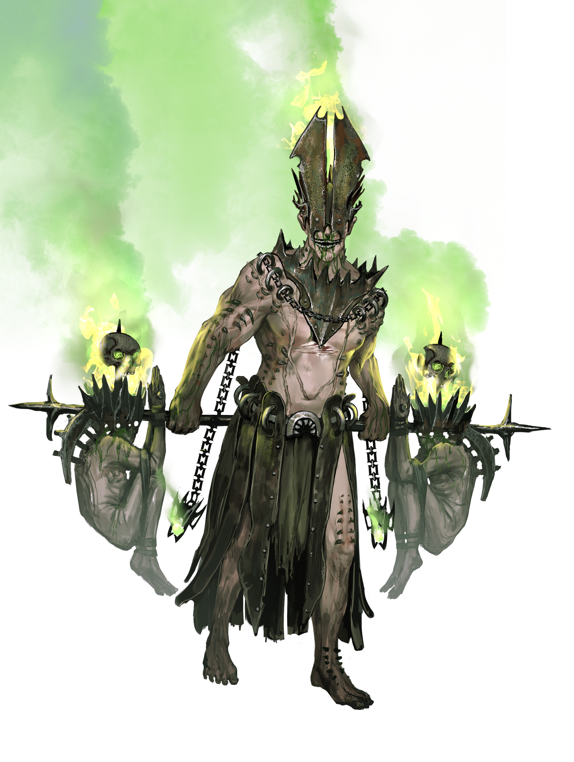 ArtStation - The cultist "Priest"