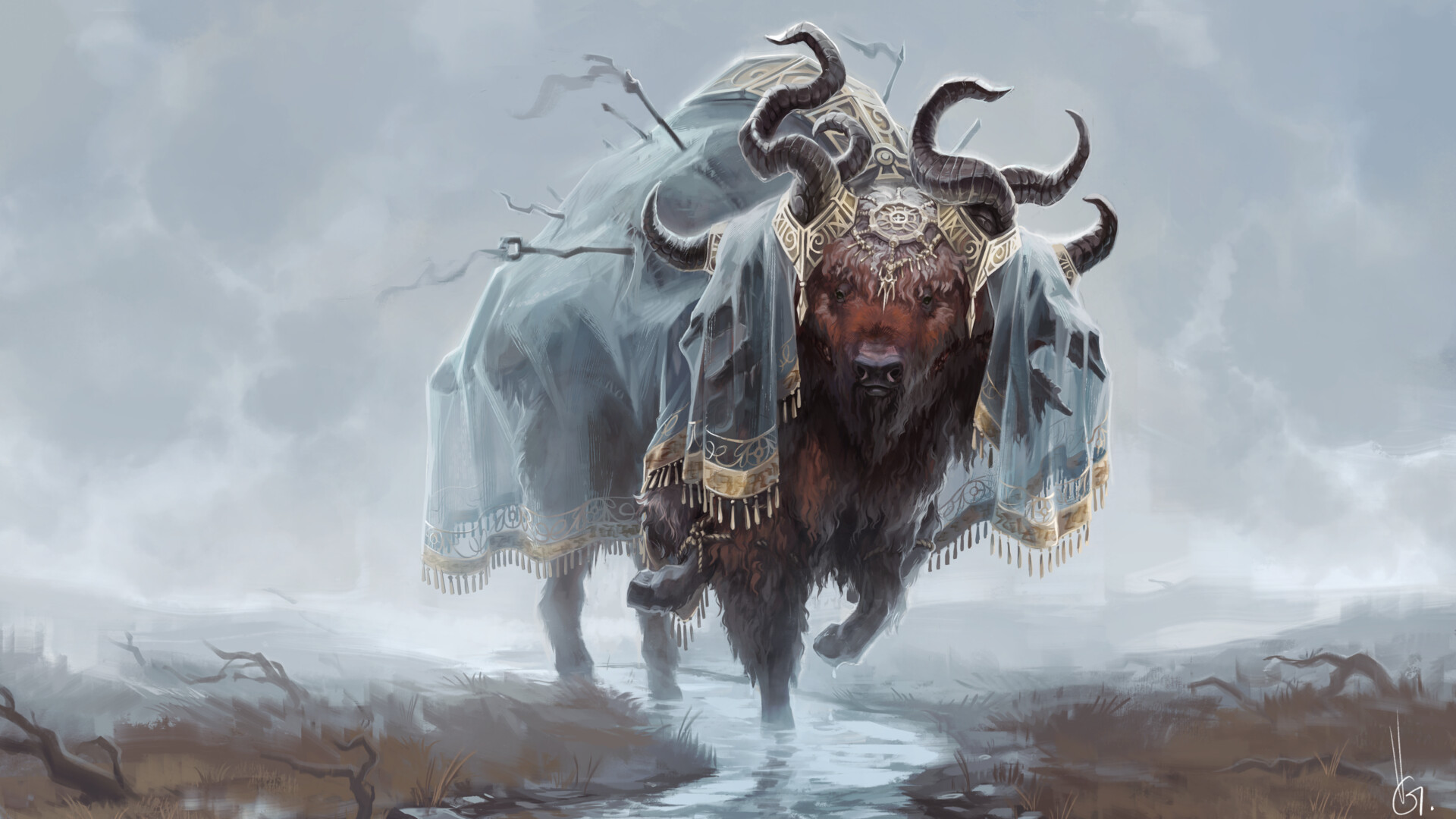 A beast in the Fog by Verena G. : r/ImaginaryFogscapes