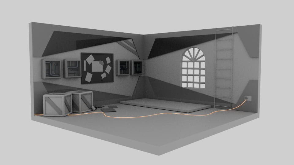 ArtStation - Cyber Themed Room