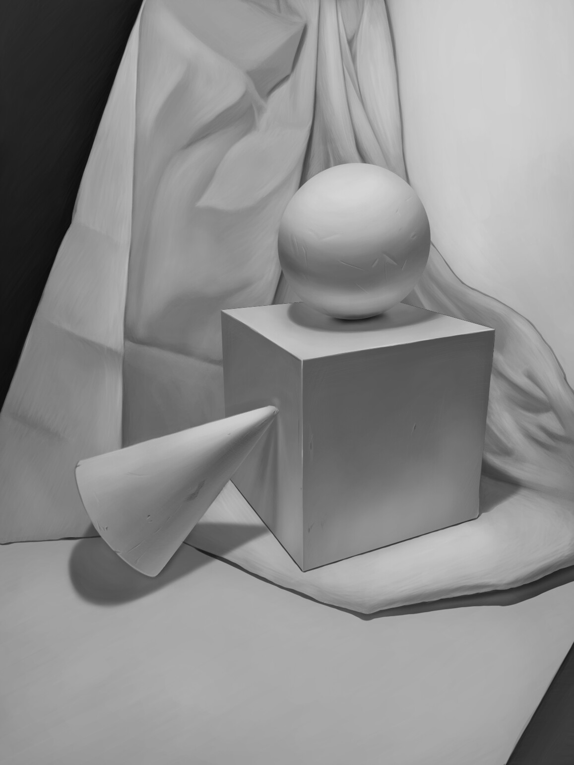 ArtStation - Still life of plaster figures