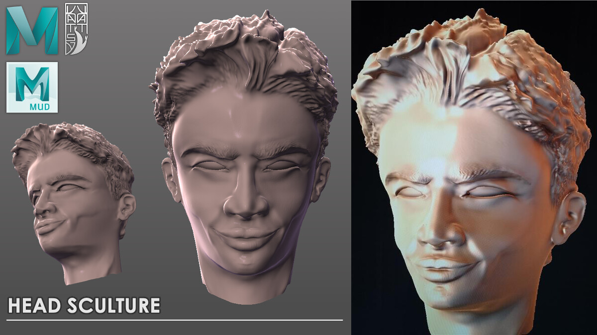 ArtStation - HEAD SCULPTURE - Ruby Rose