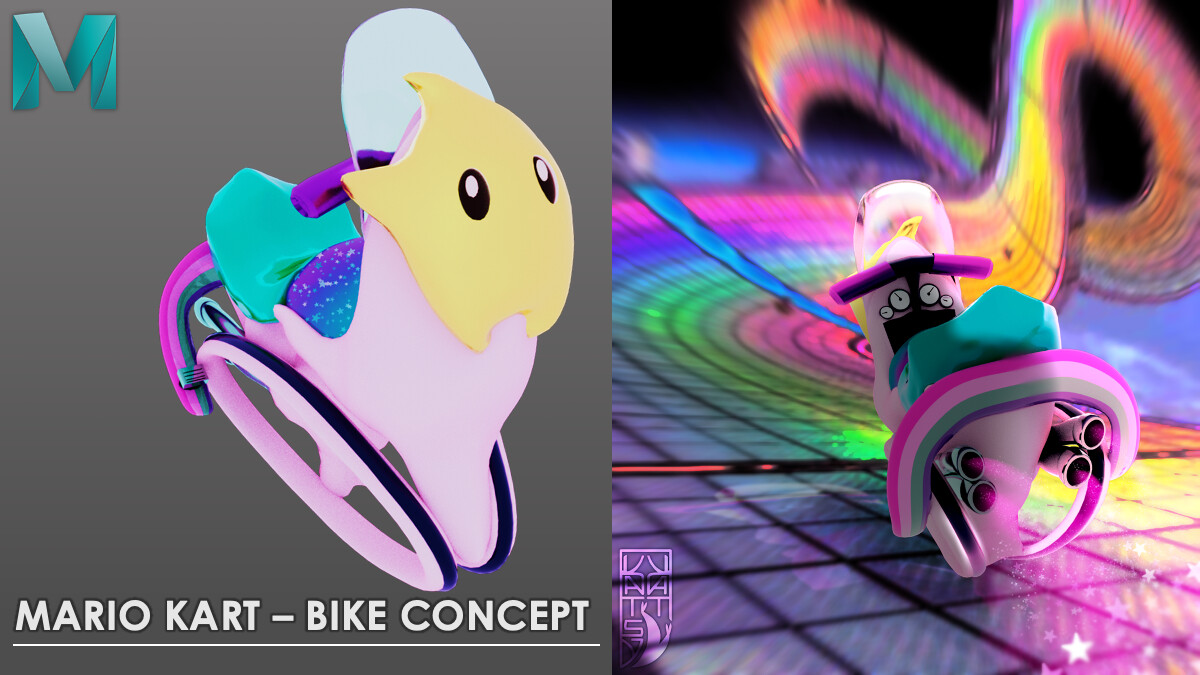 Rosalina Mario Kart Bike