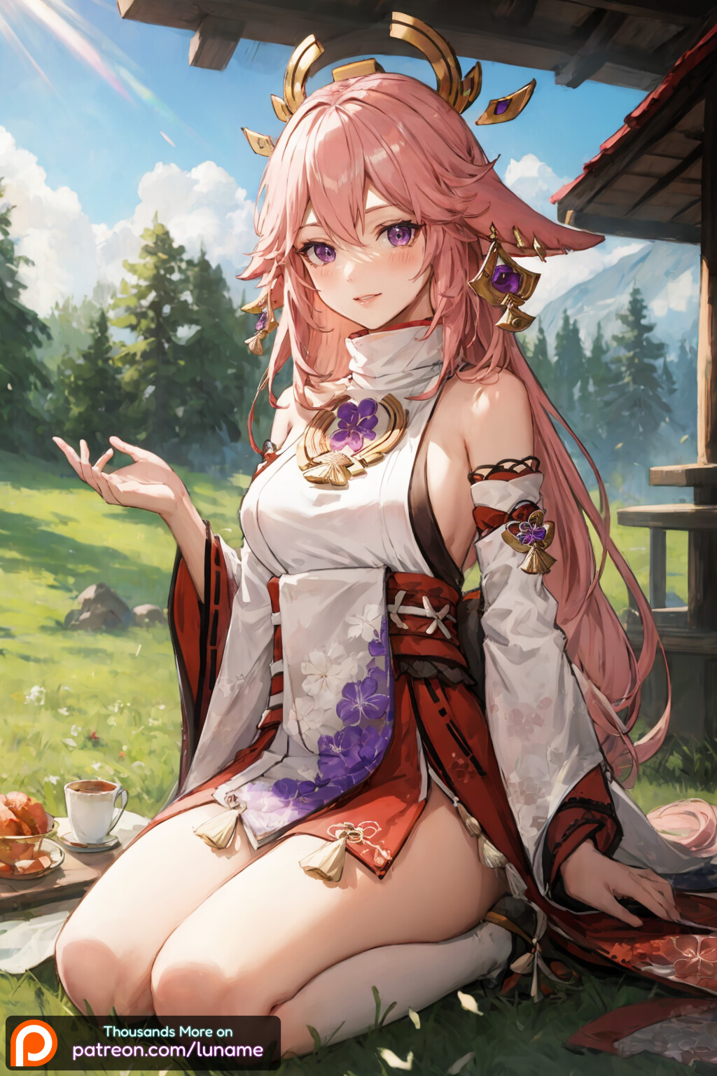 ArtStation - Yae Miko (Genshin Impact)