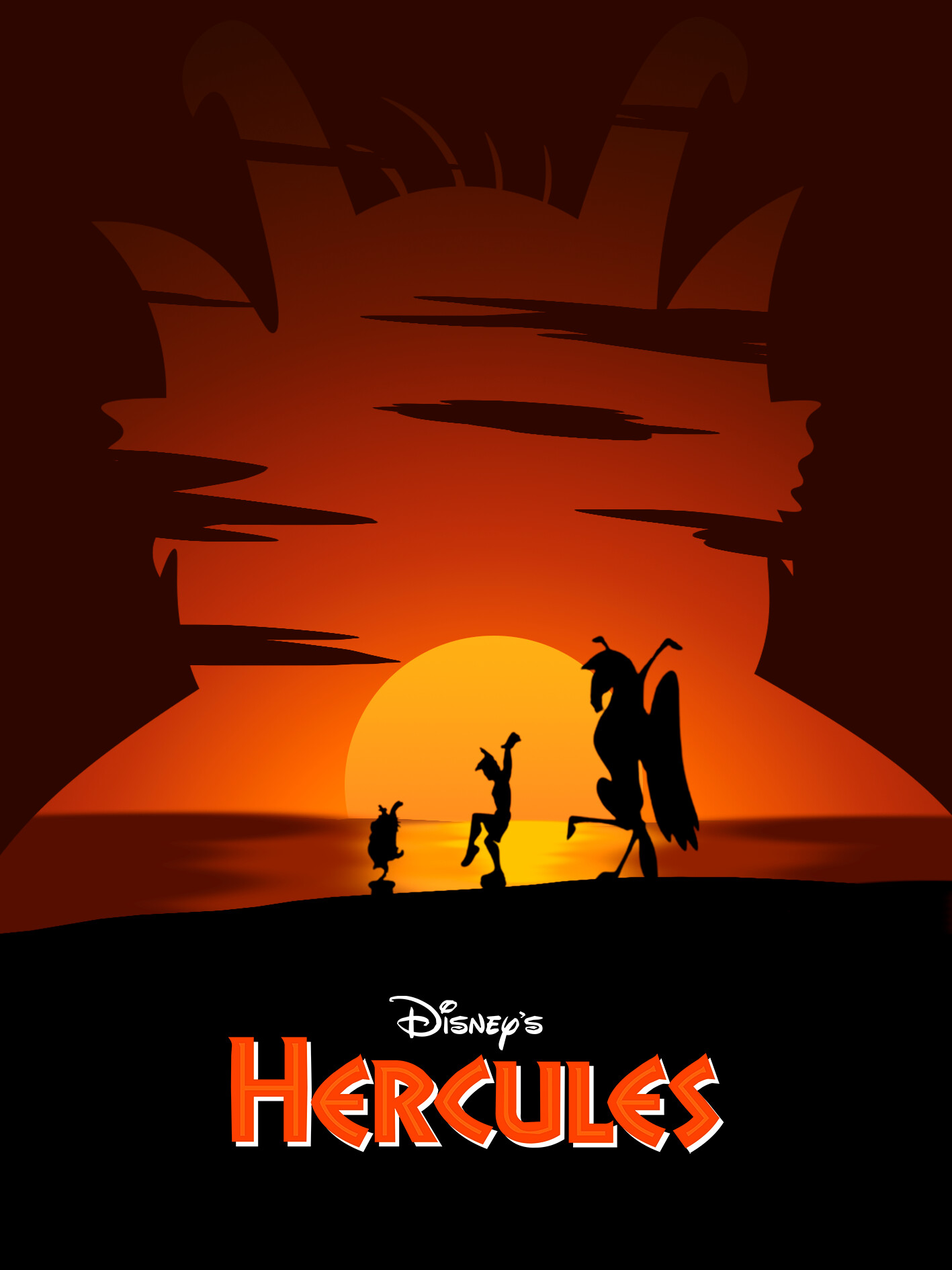 ArtStation - Hercules posters inspired by Olly Moss