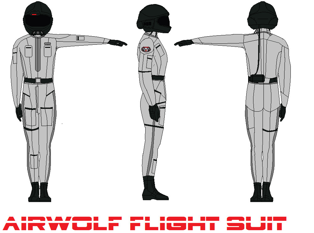 ArtStation - flight suits air wolf fire fox